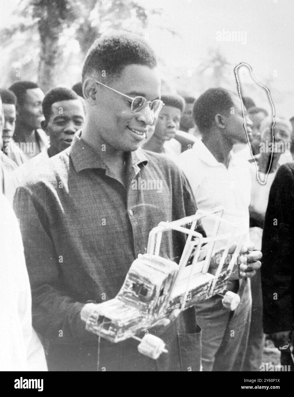 MOBUTU JOSEPH VISITS BOLOBO / 28 DECEMBER 1960 Stock Photo - Alamy