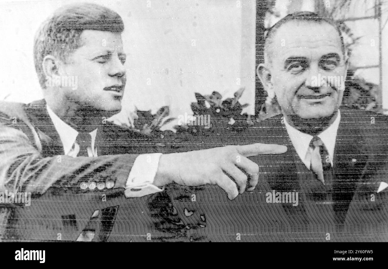 JOHN F KENNEDY JOHNSON L / 19 DECEMBER 1960 Stock Photo - Alamy