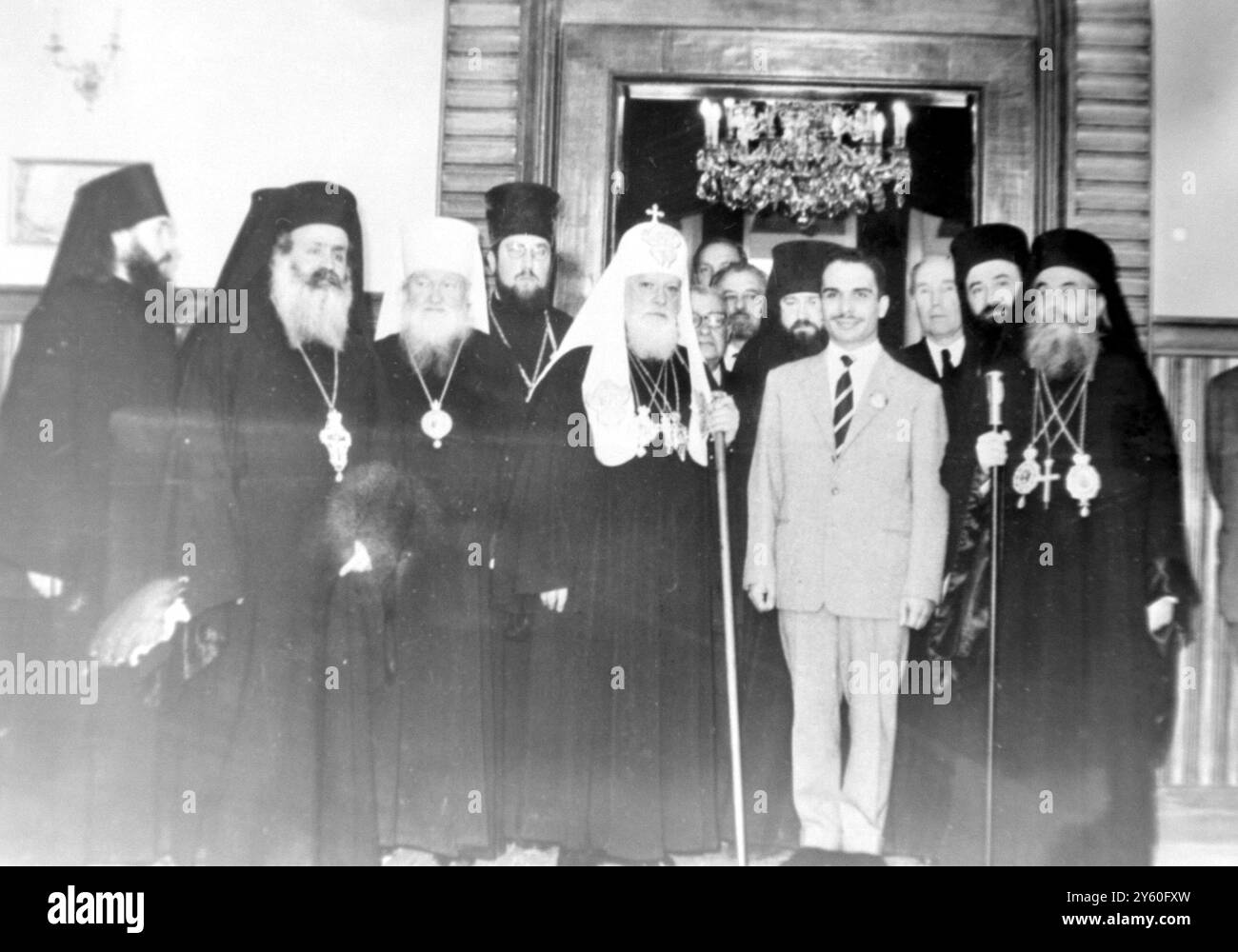 RUSSIAN ORTHODOX CHURCH PATRIARCH ALEXEI IN AMMAN 20 DECEMBER 1960 ...