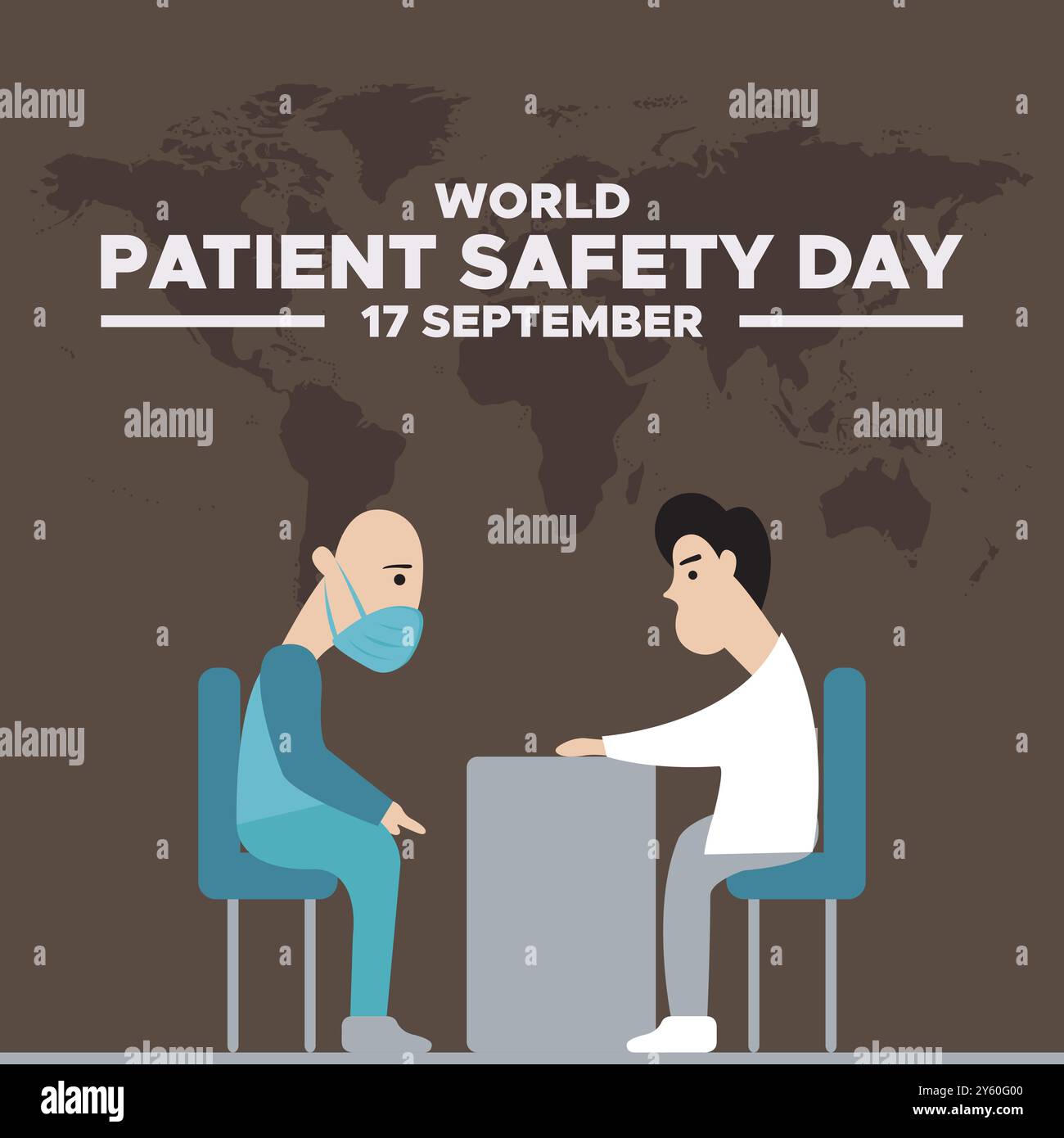 World Patient Safety Day, 17 September, banner, post, poster, ads design, World Patient Safety ...