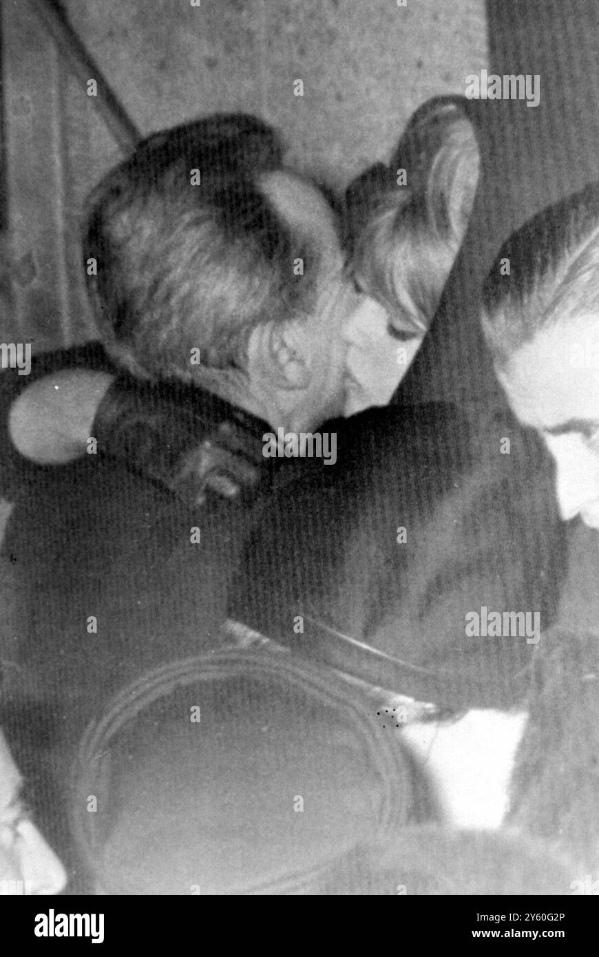 ACTRESS BRIGITTE BARDOT FUNERAL CLOUZOT V / 19 DECEMBER 1960 Stock ...