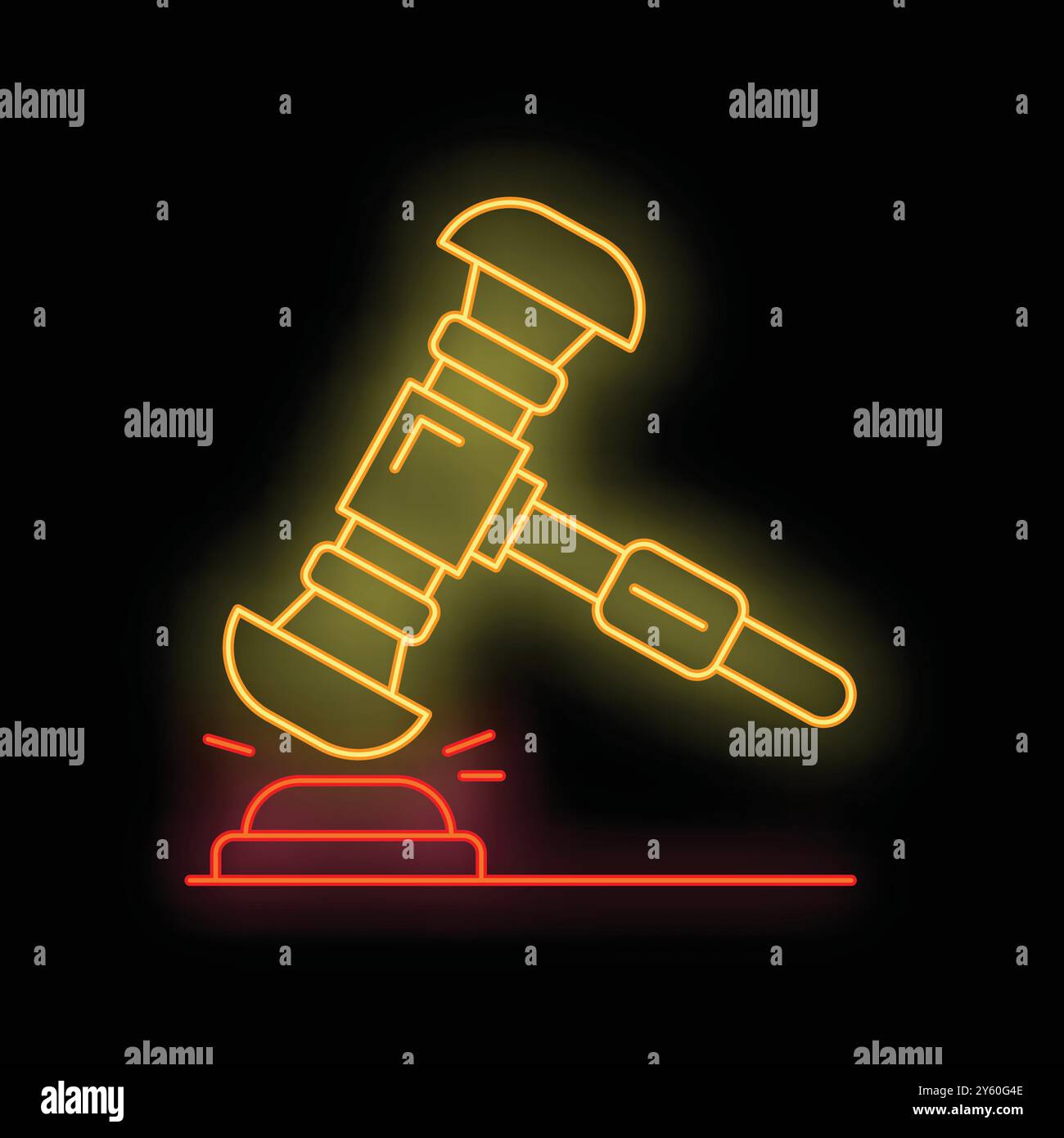 Gavel sound block justice Stock Vector Images - Alamy