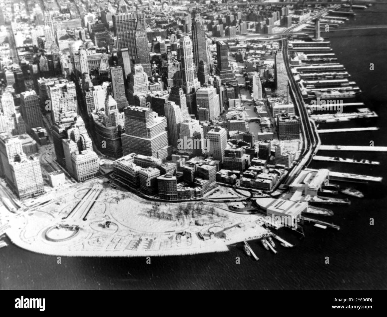 SNOW MANHATTAN 16 DECEMBER 1960 Stock Photo - Alamy