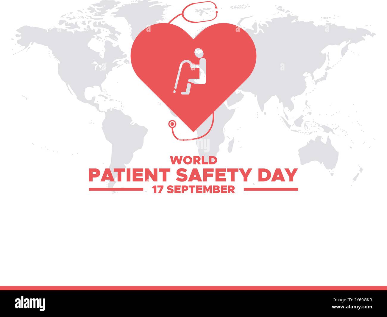 World Patient Safety Day, 17 September, banner, post, poster, ads ...