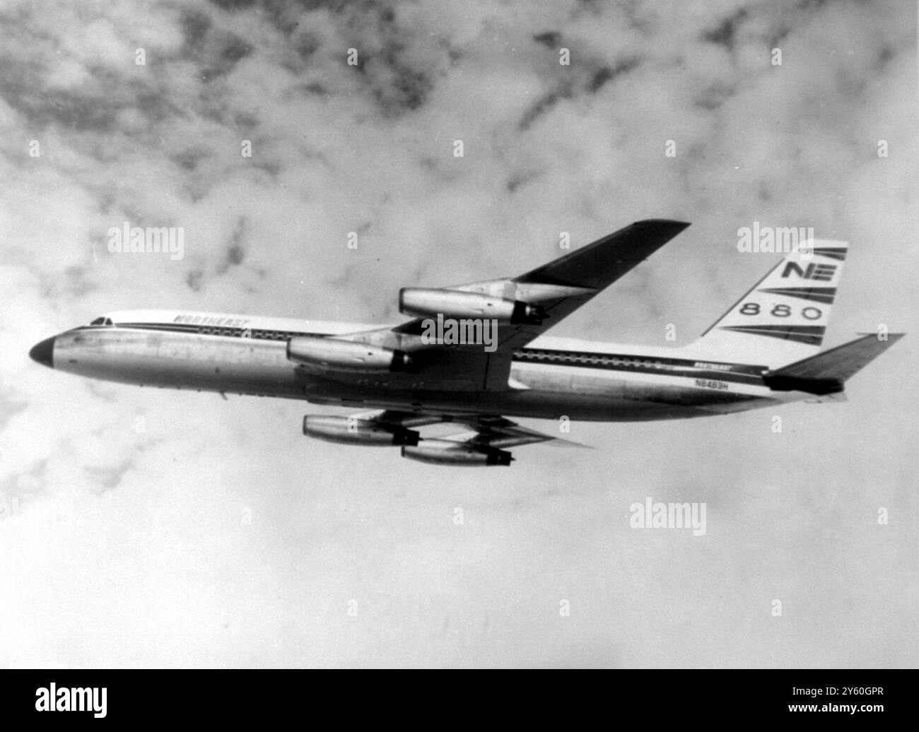 AVIATION US CONVAIR 880 JET AIRLINER IN FLIGHT 13 DECEMBER 1960 Stock ...