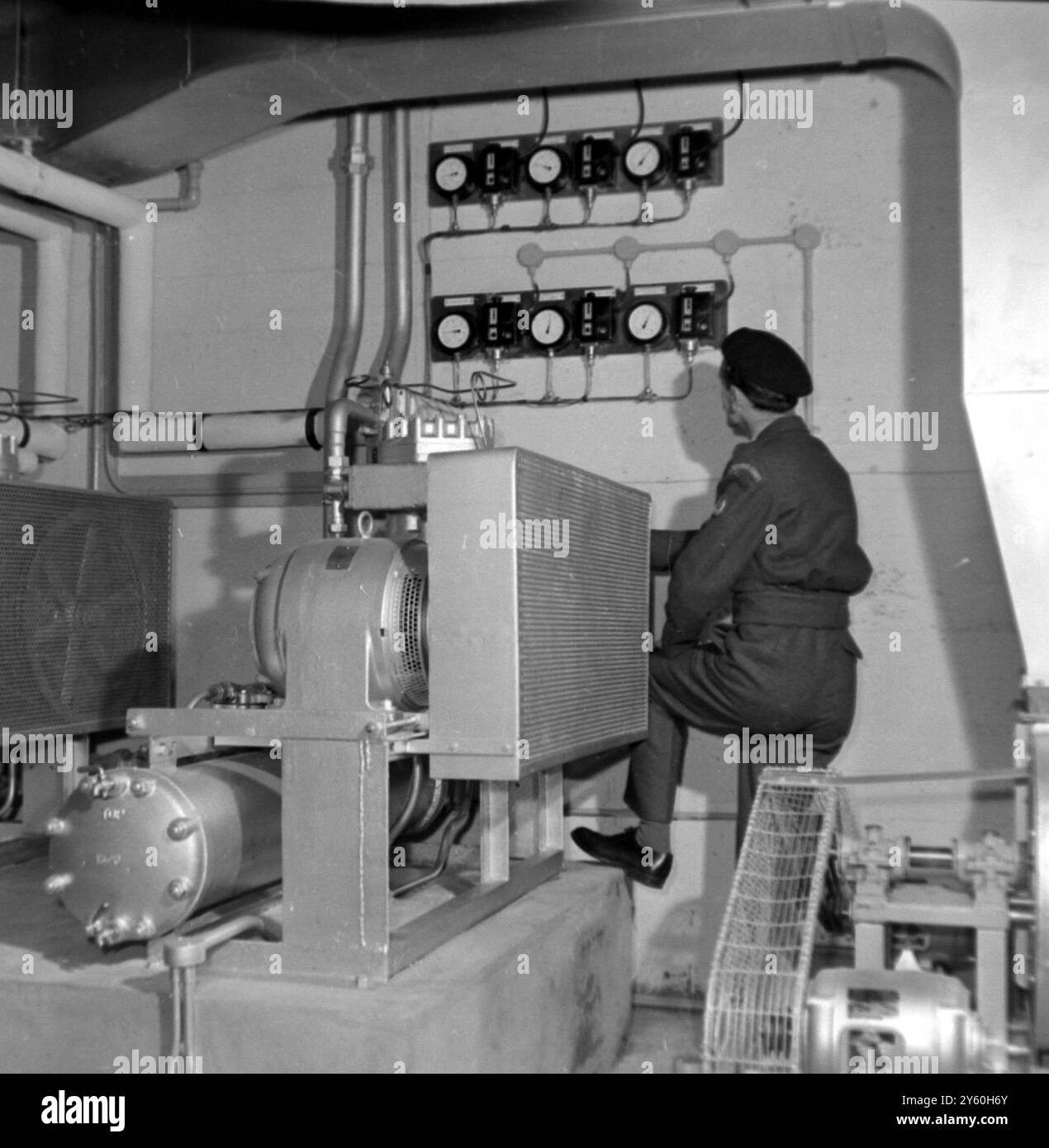 NUCLEAR UNDERGROUNG OBSERVER HEADQUARTER IN FISKERTON 11 DECEMBER 1960 ...