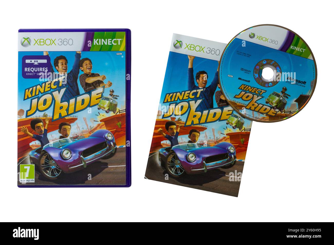 Xbox 360 game - Kinect Joy Ride video game with disc and instructions ...