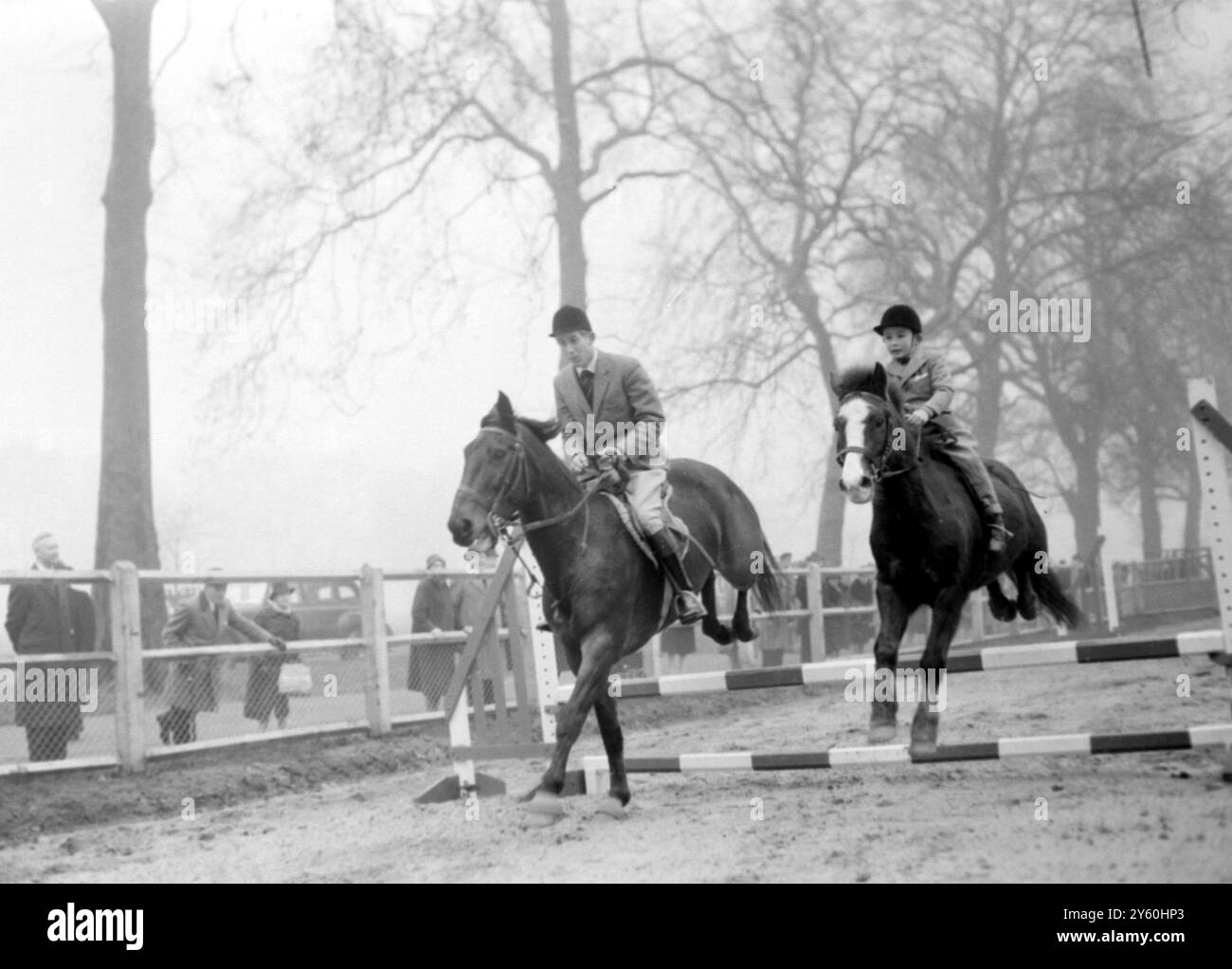 HYDE PARK BROOME DAVID AND FREDERICK IN ROTTEN ROW LONDON 8 DECEMBER ...