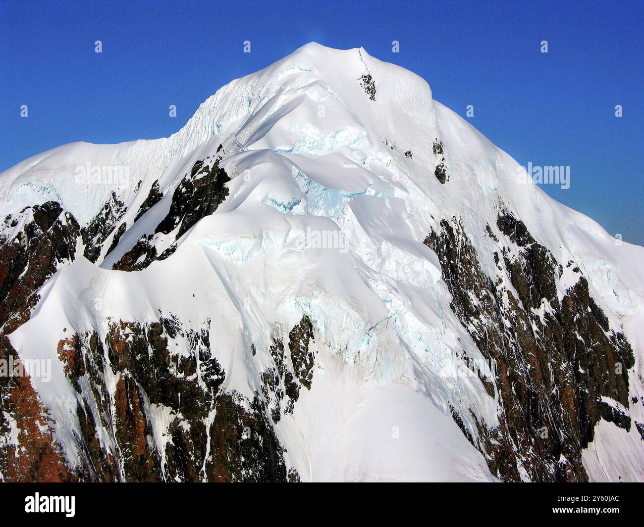 New Zealand, Mountain, Summit, Snow, The summit of Mt Tasman, Abel ...