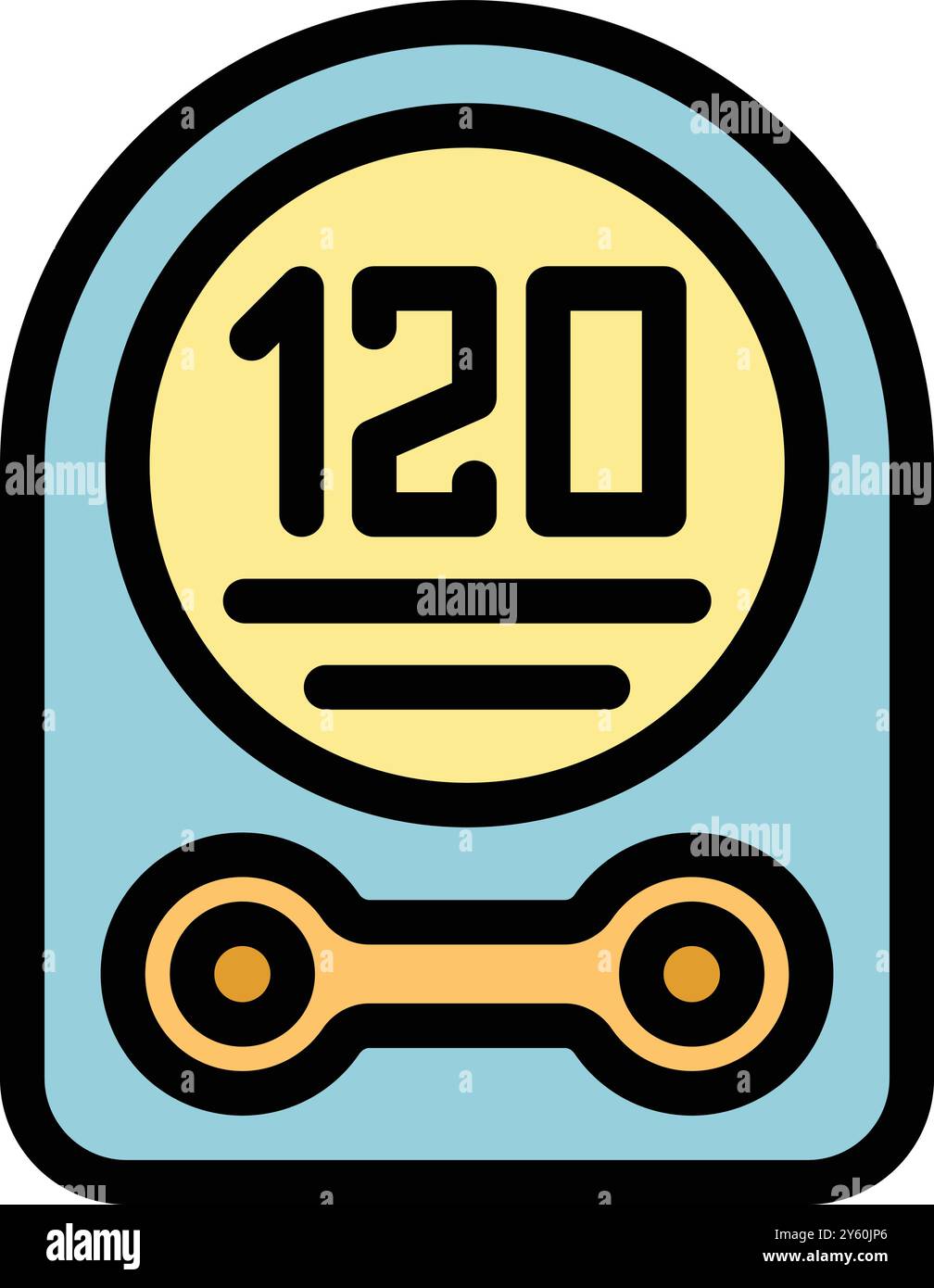 Electric meter with display showing energy consumption data in kilowatt ...
