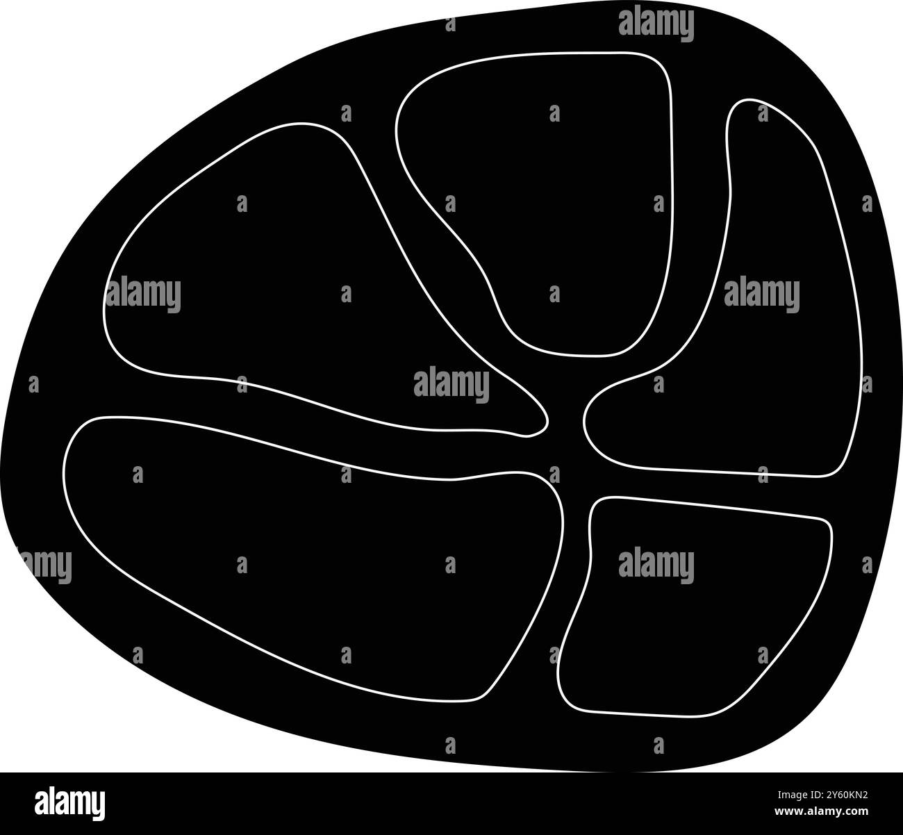 Cutting board silhouette. Wood chopping board shape, wooden kitchen ...