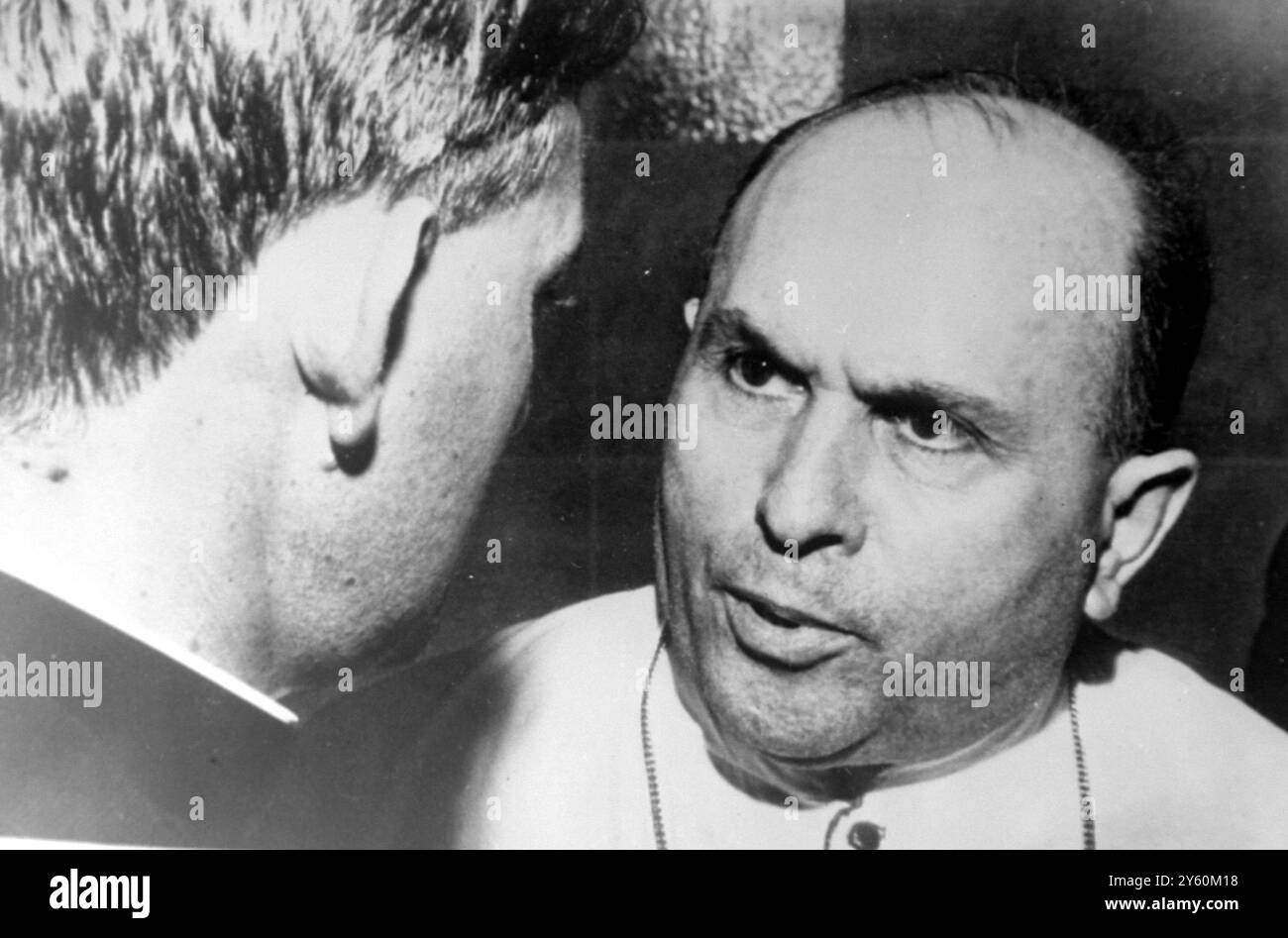 EXPLOSIONS ARCHBISHOP OF PORT AU PRINCE MIAMI AIRPORT 25 NOVEMBER 1960 Stock Photo - Alamy