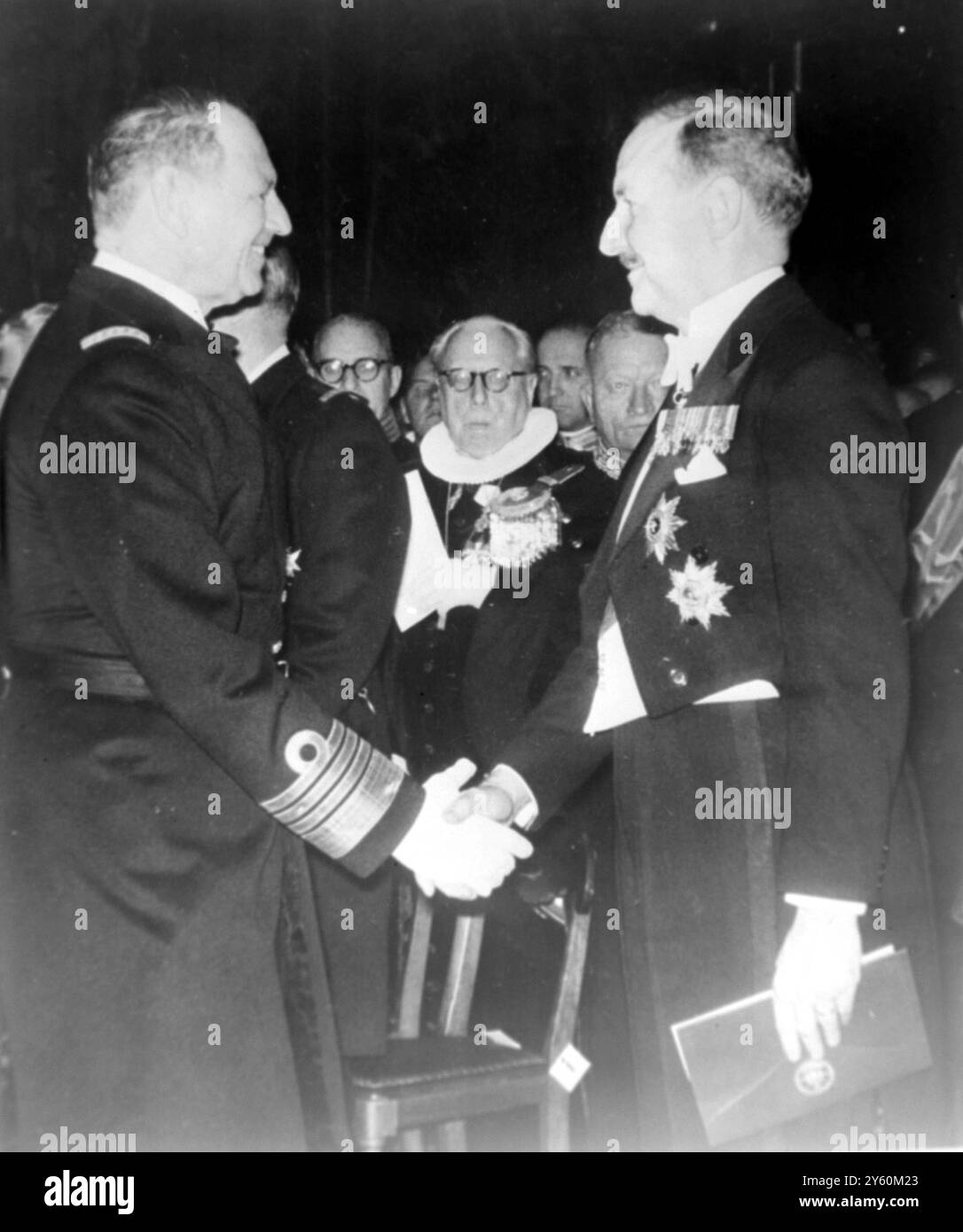 PETER PRINCE MADE A DOCTOR AT UNIVERSITY COPENHAGEN 25 NOVEMBER 1960 ...