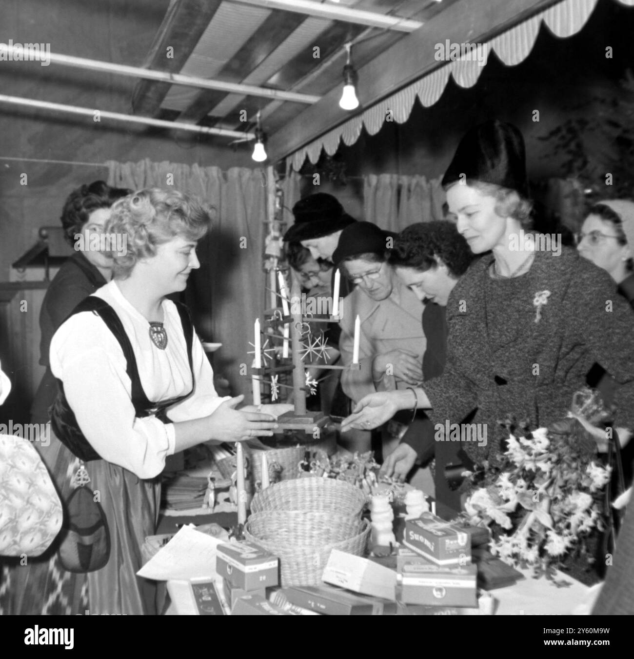 MADAME LEO TUOMINEN OF FINLAND 23 NOVEMBER 1960 Stock Photo - Alamy