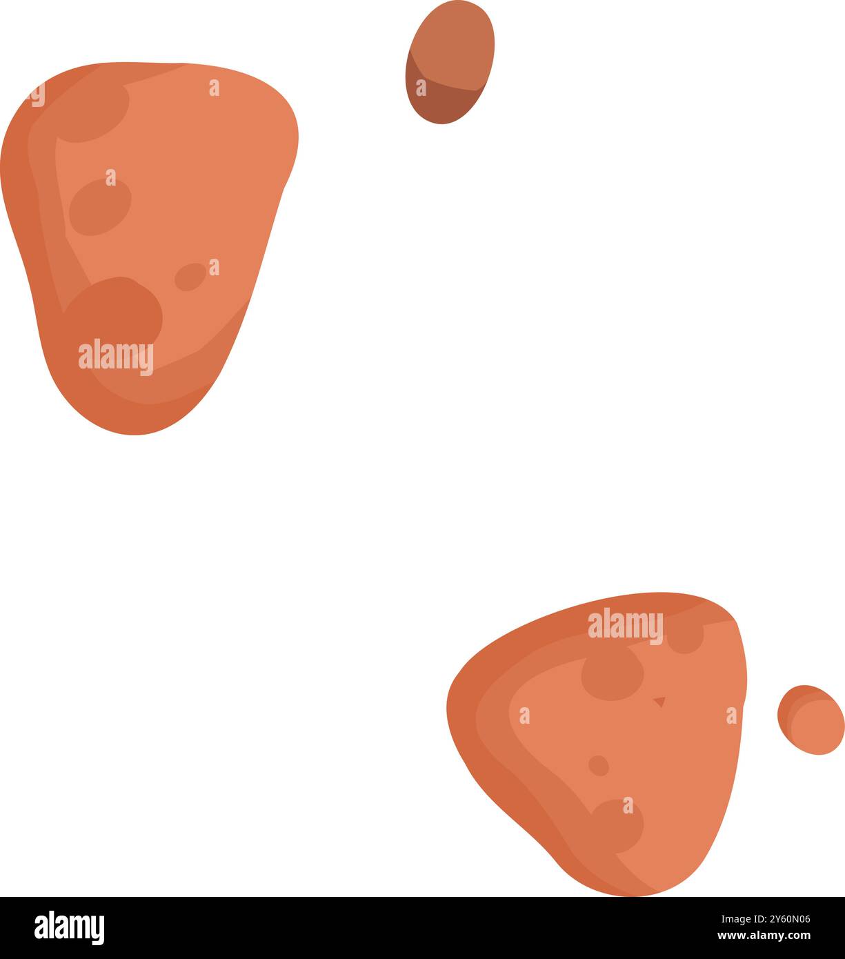 Cartoon meat product. Chicken, sausage and sausages. Steak, pork bacon ...