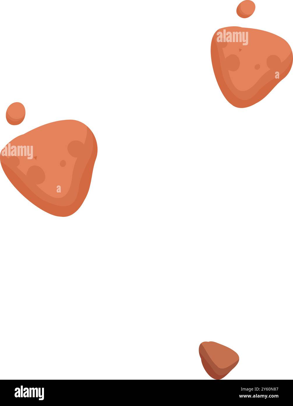 Cartoon meat product. Chicken, sausage and sausages. Steak, pork bacon ...