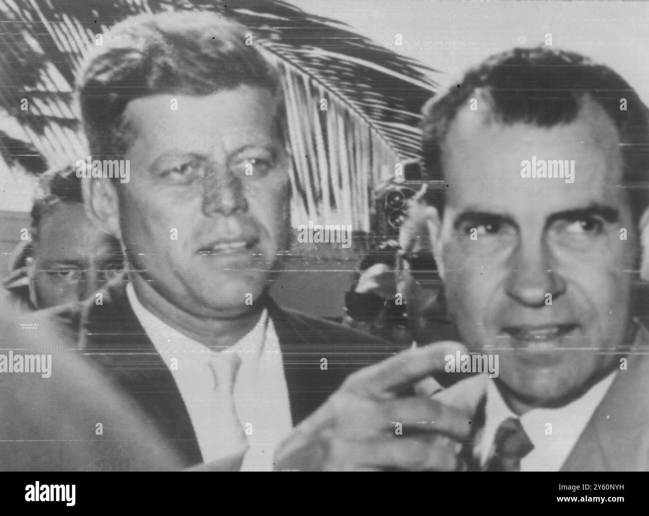 JOHN F KENNEDY NIXON IN FLORIDA / 14 NOVEMBER 1960 Stock Photo - Alamy