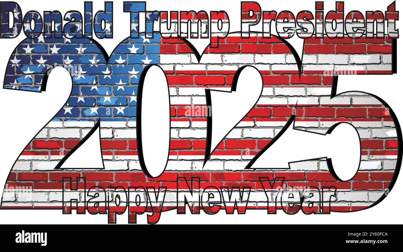 Donald trump 2025 Stock Vector Images - Alamy