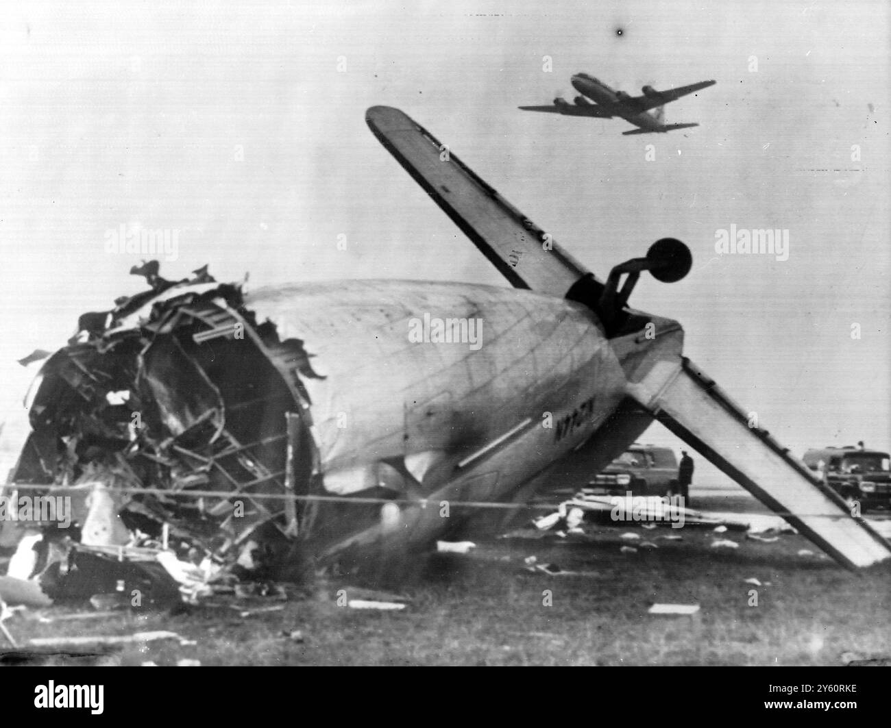 AVIATION C-46 CRASH TOLEDO 30 OCTOBER 1960 Stock Photo - Alamy