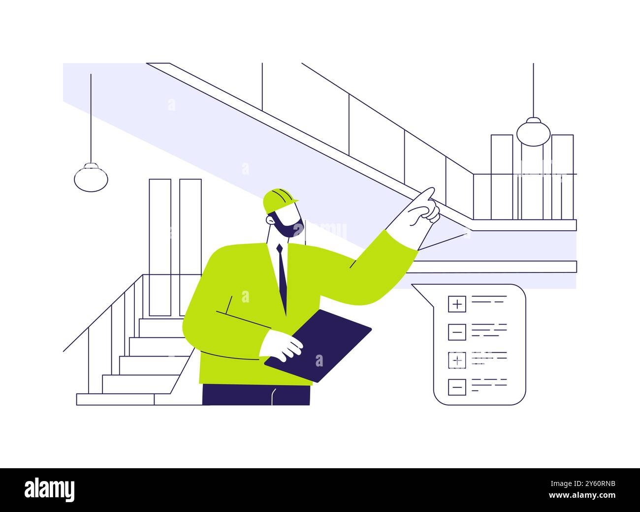 Building inspection abstract concept vector illustration Stock Vector ...