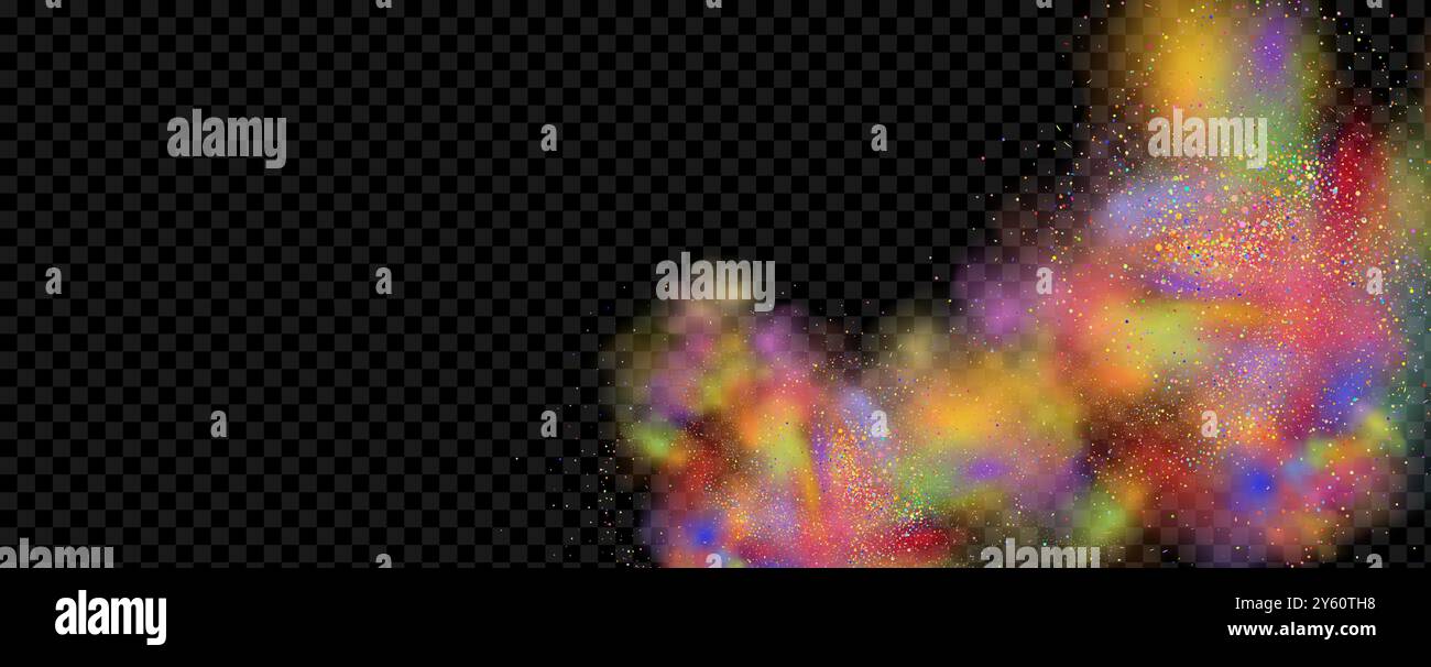 Explosions of color powder.Background of an explosion of colorful smoke ...