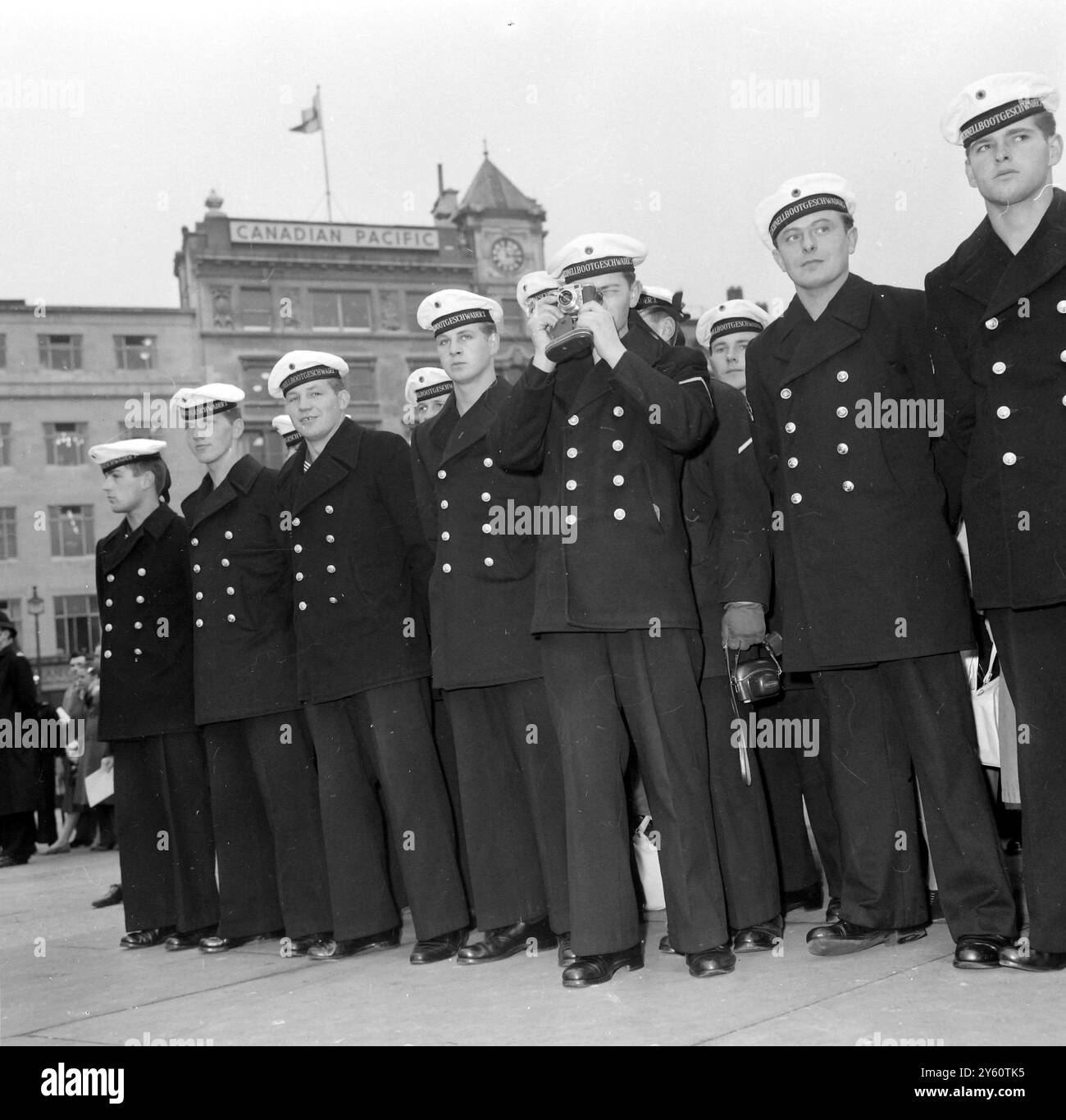 TRAFALGAR SQUARE TRAFALGAR DAY CELEBRATIONS LONDON 21 OCTOBER 1960 ...