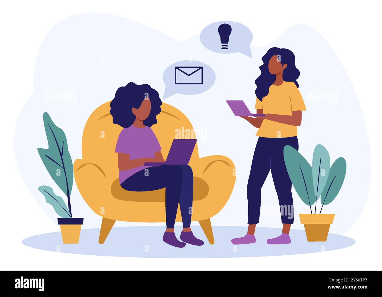 Engaging in team collaboration Cut Out Stock Images & Pictures - Alamy