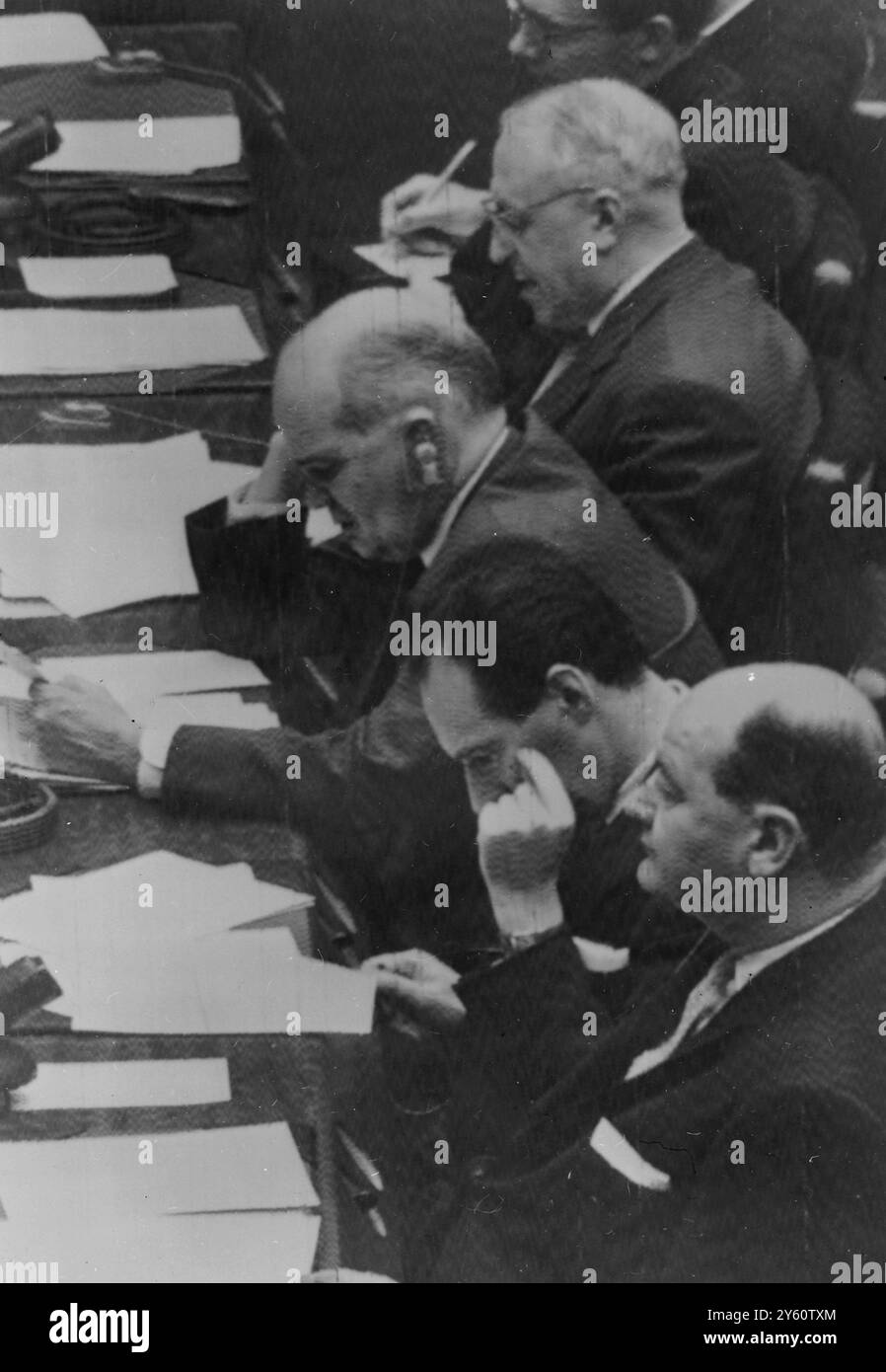 LOUTFI OMAR ZORIN SPEECH / 19 OCTOBER 1960 Stock Photo - Alamy