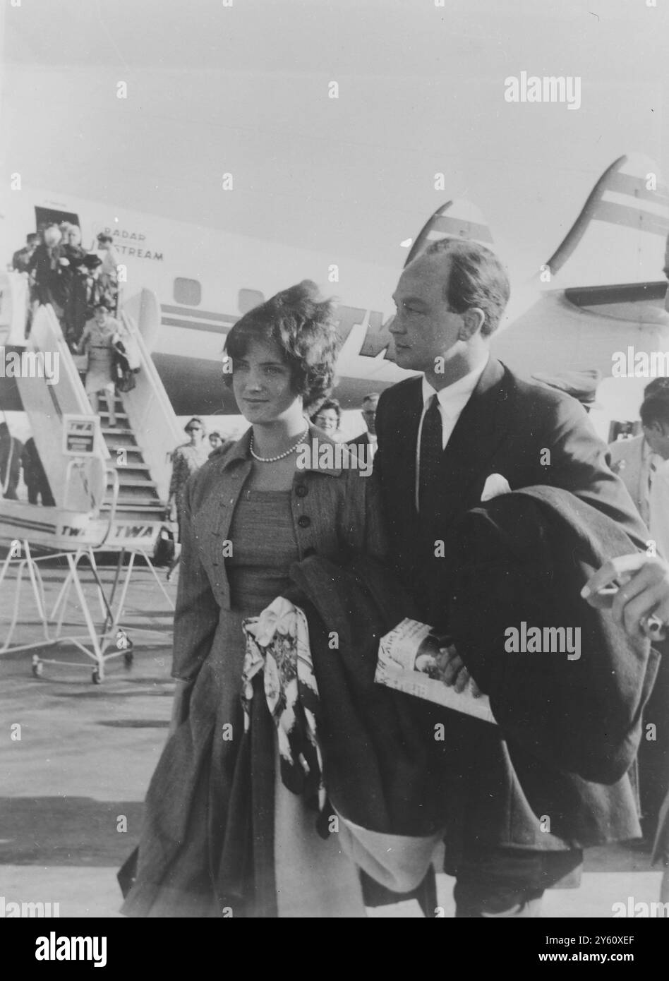 WELF PRINCE ALEXANDRA PRINCESS IN HONNEYMOO ATHENS 6 OCTOBER 1960 Stock ...