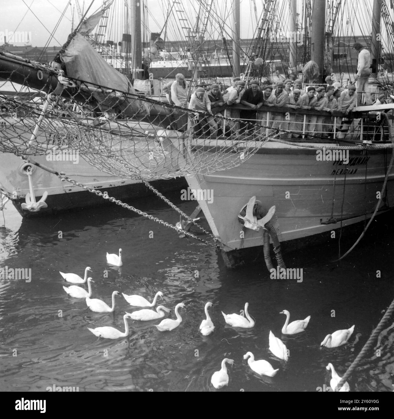 NAVY CADETS AT SOUTHAMPTON 4 OCTOBER 1960 Stock Photo - Alamy