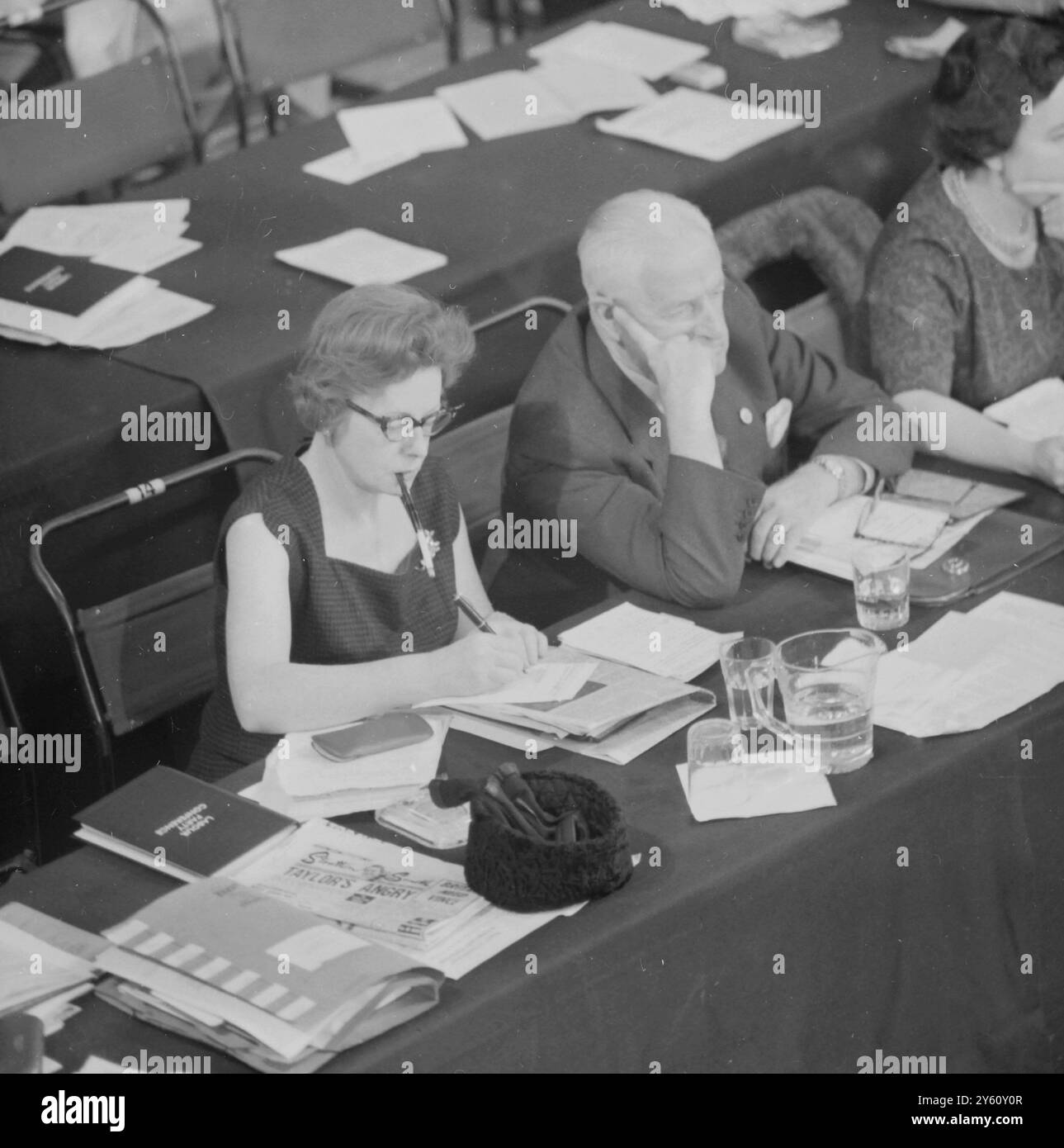 Barbara castle labour conference Black and White Stock Photos & Images ...