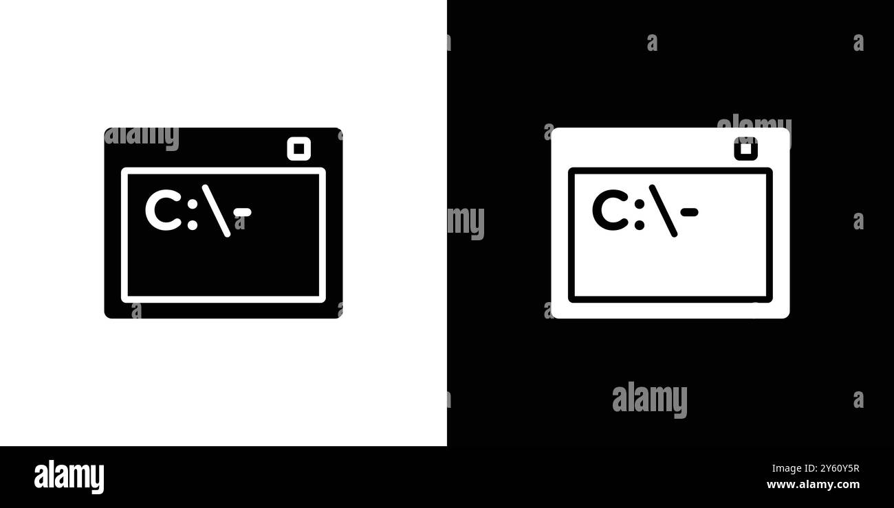 Bash terminal Black and White Stock Photos & Images - Alamy
