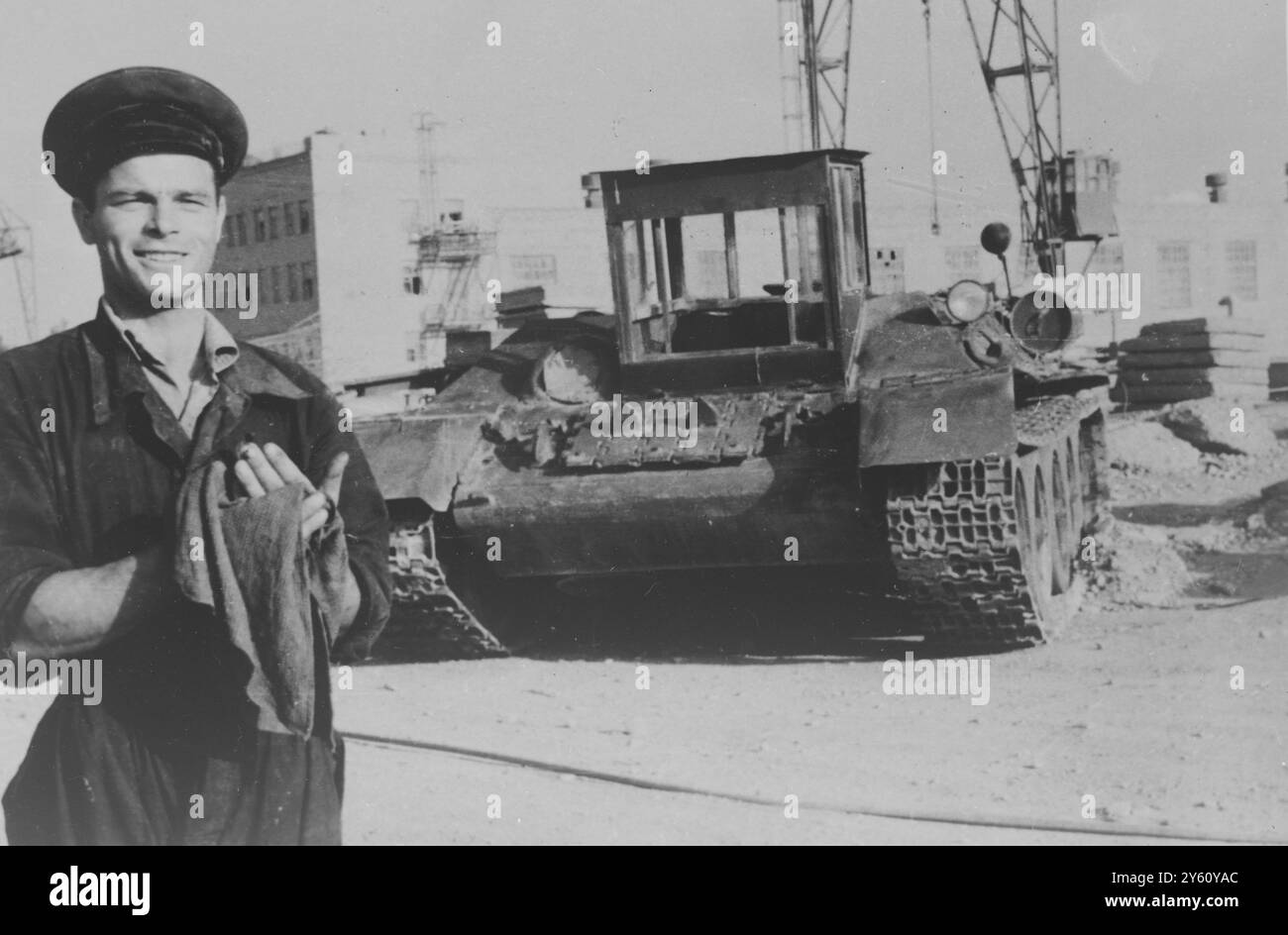 TANKS OGNENKE NIKOLAI WITH CONVERTED TANK INTO TRACTOR 30 SEPTEMBER ...