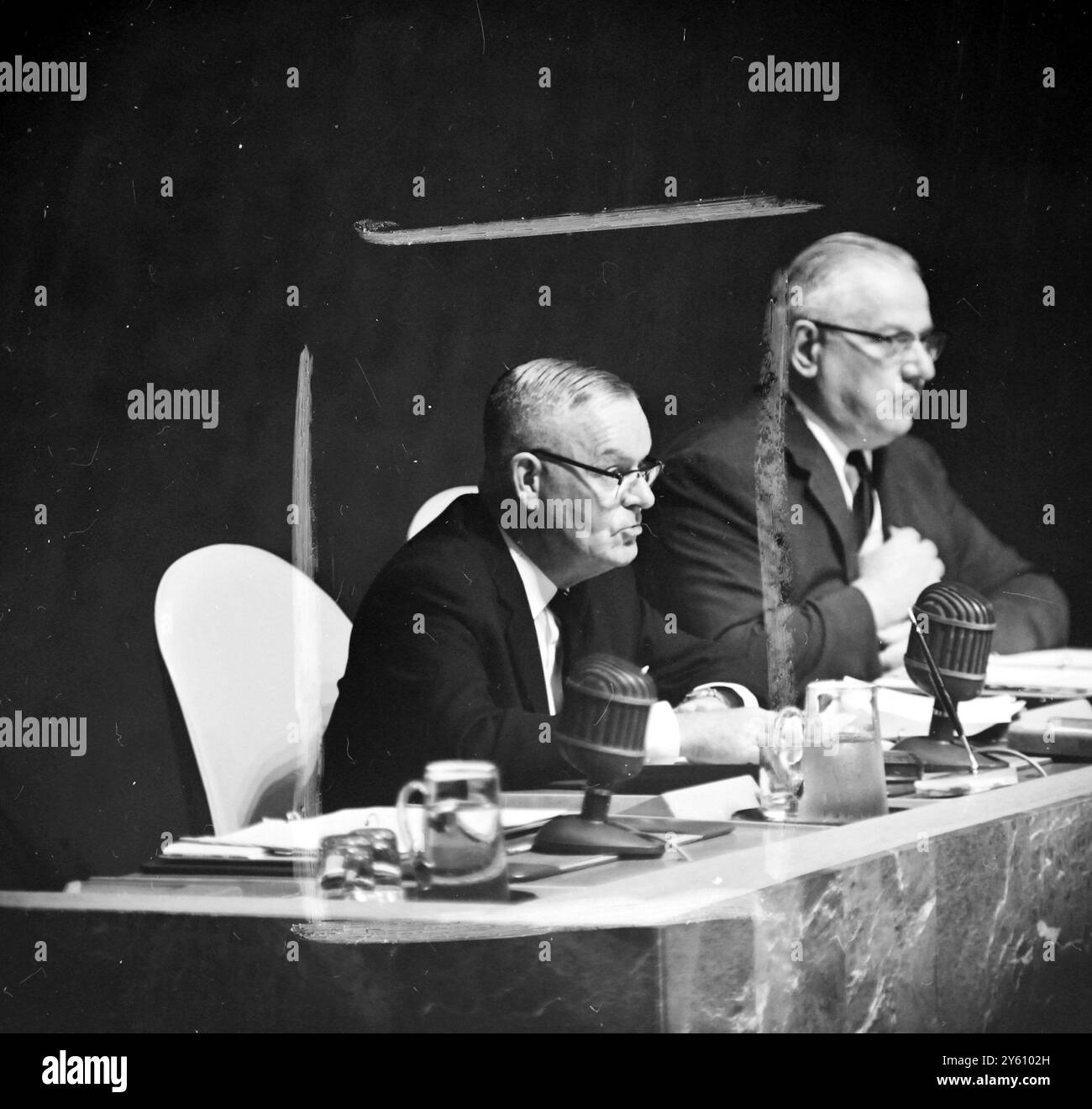 UN BOLAND TAKES OVER PRESIDENT UN GENERAL ASSEMBLY 23 SEPTEMBER 1960 Stock Photo - Alamy
