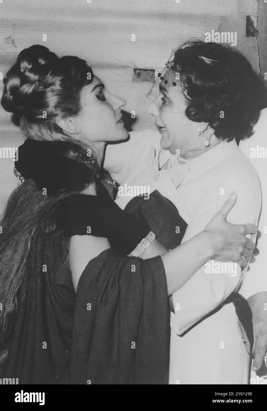 OPERA SINGER MARIA CALLAS IN OPERA NORMA IN ATHENS 27 AUGUST 1960 Stock ...