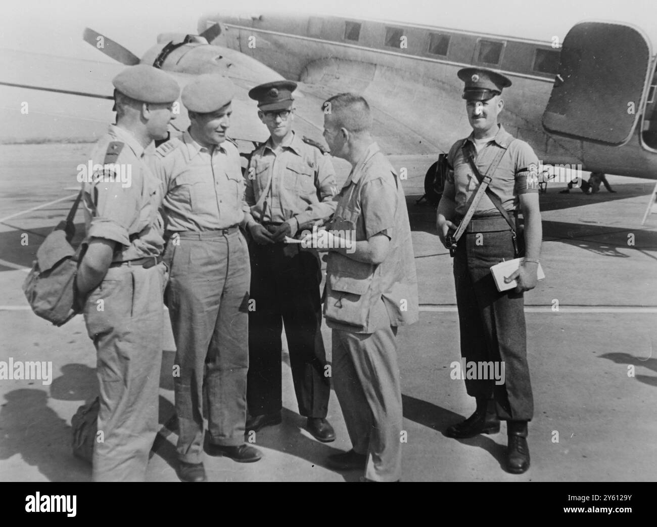 UN IRISH TROOPS IN CONGO 28 AUGUST 1960 Stock Photo - Alamy