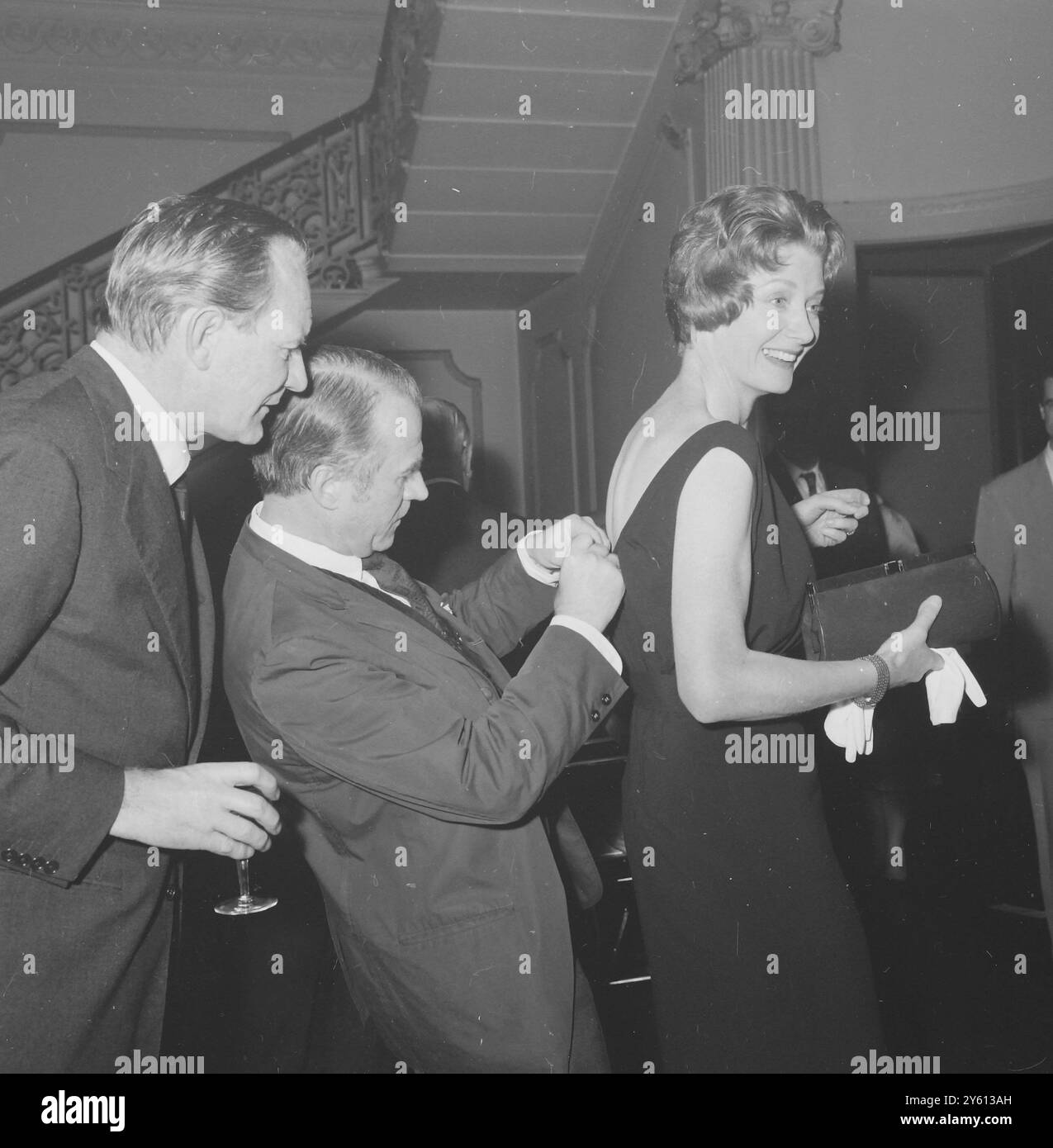 HOWARD TREVOR CUSACK CYRIL & CHERRY HELEN / 16 AUGUST 1960 Stock Photo ...