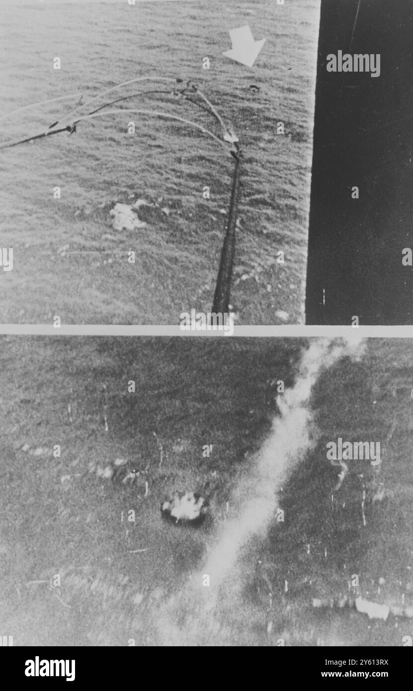 SATELLITES RECOVERY FROM PACIFIC OF 300LB CAPSULE FROM DISCOVERER 13 ...