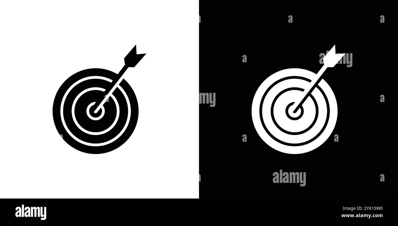 Target icon vector logo set collection or bundle pack group Stock ...