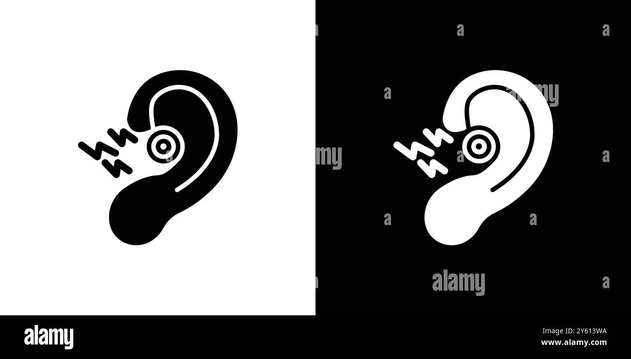 Otitis icon vector logo set collection or bundle pack group Stock ...