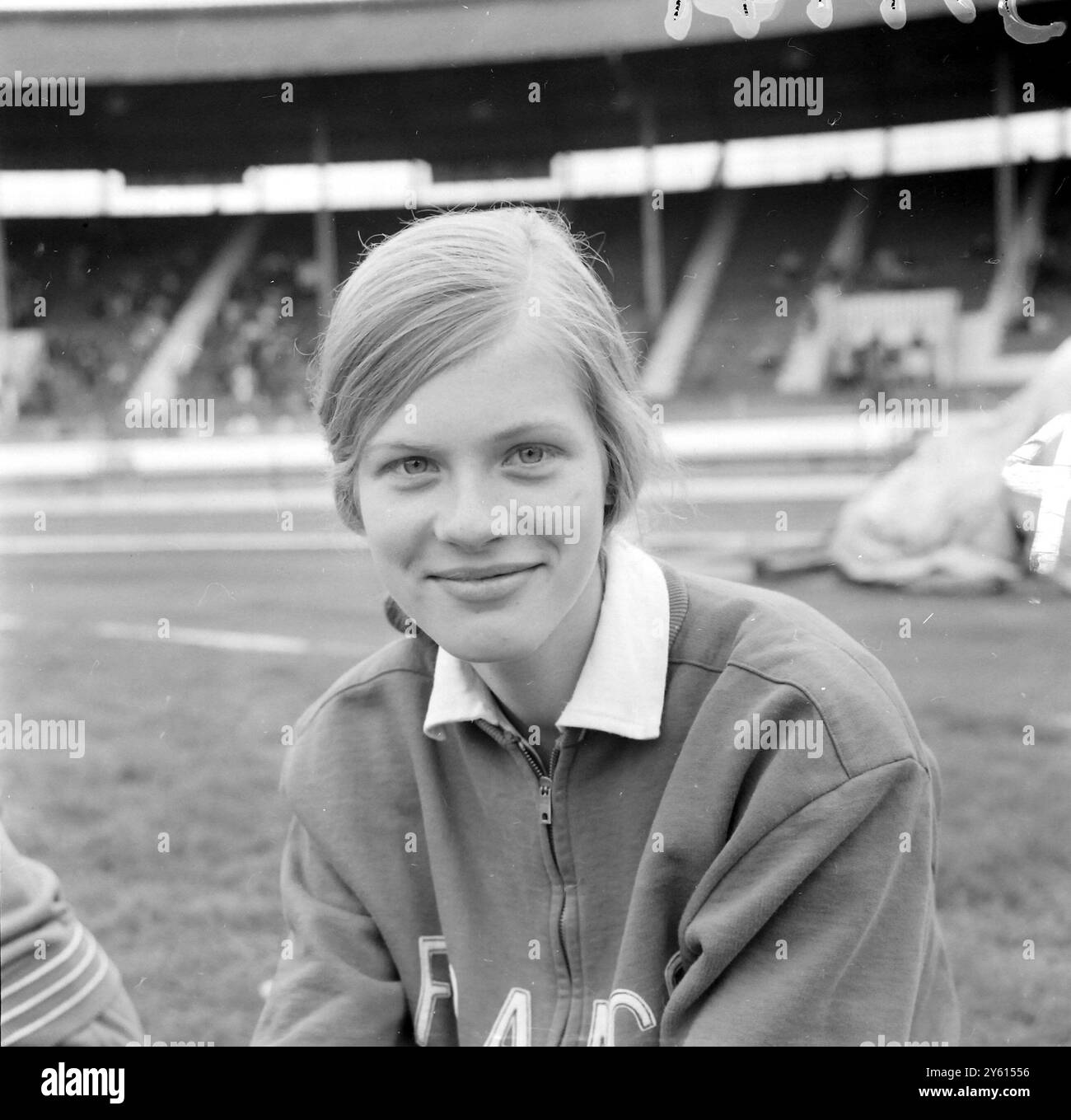 FRENCH ATHLETE FLORENCE PETRY AMIEL 31 JULY 1960 Stock Photo - Alamy