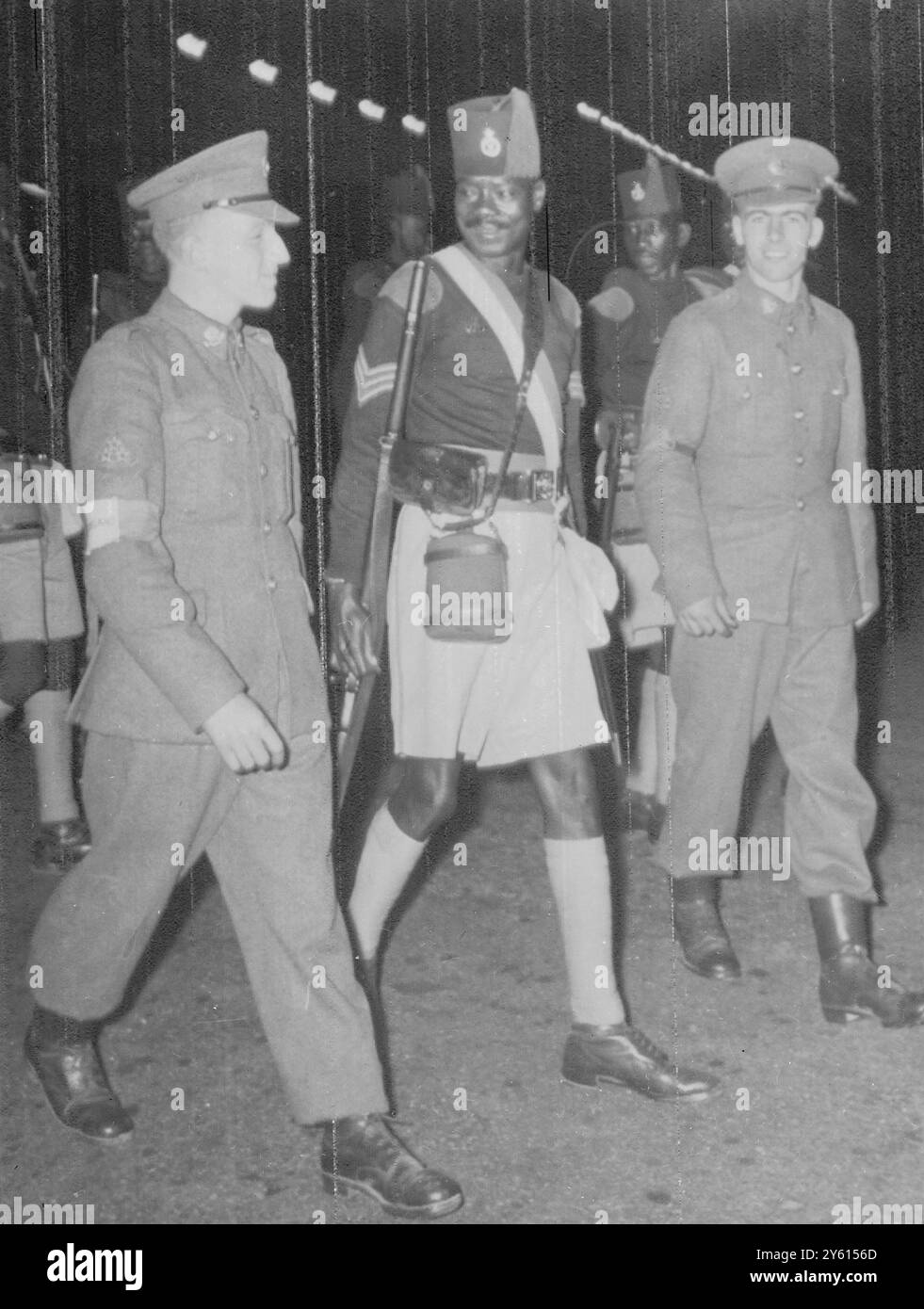 UN IRISH GHANAIAN TROOPS LEOPOLDVILLE 30 JULY 1960 Stock Photo - Alamy