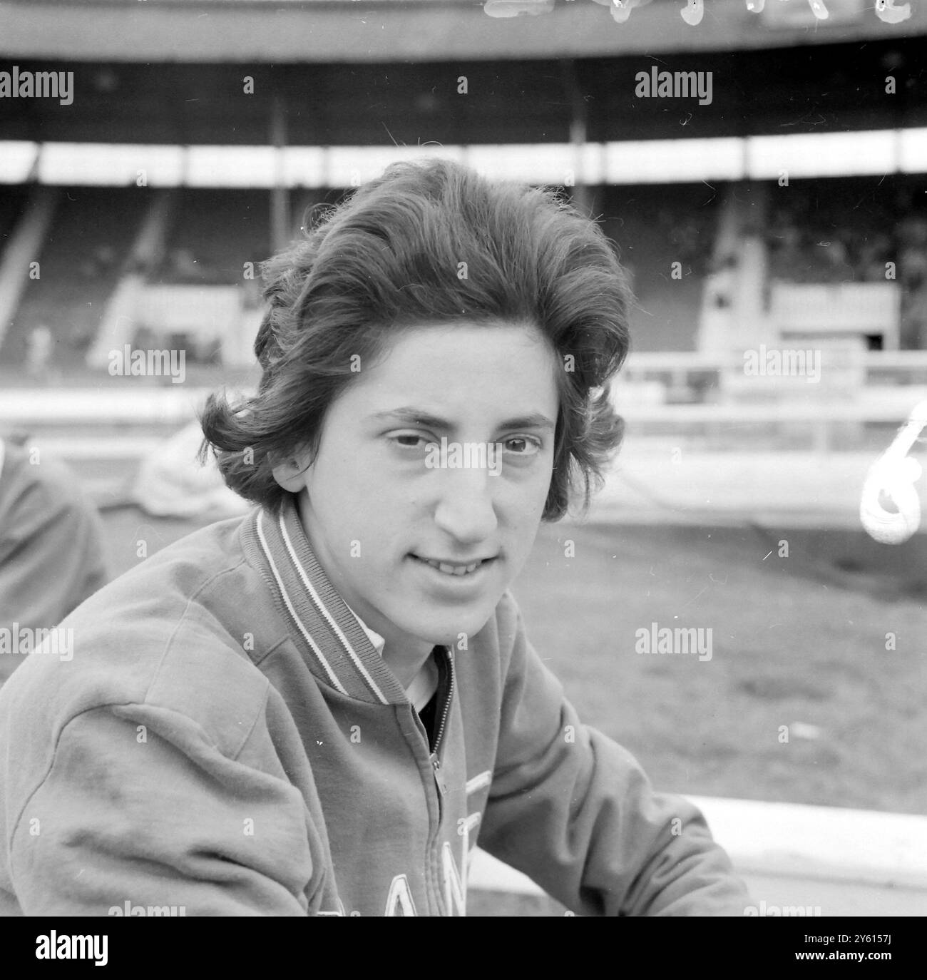 FRENCH RUNNER CATHERINE CAPDEVIELLE 31 JULY 1960 Stock Photo - Alamy
