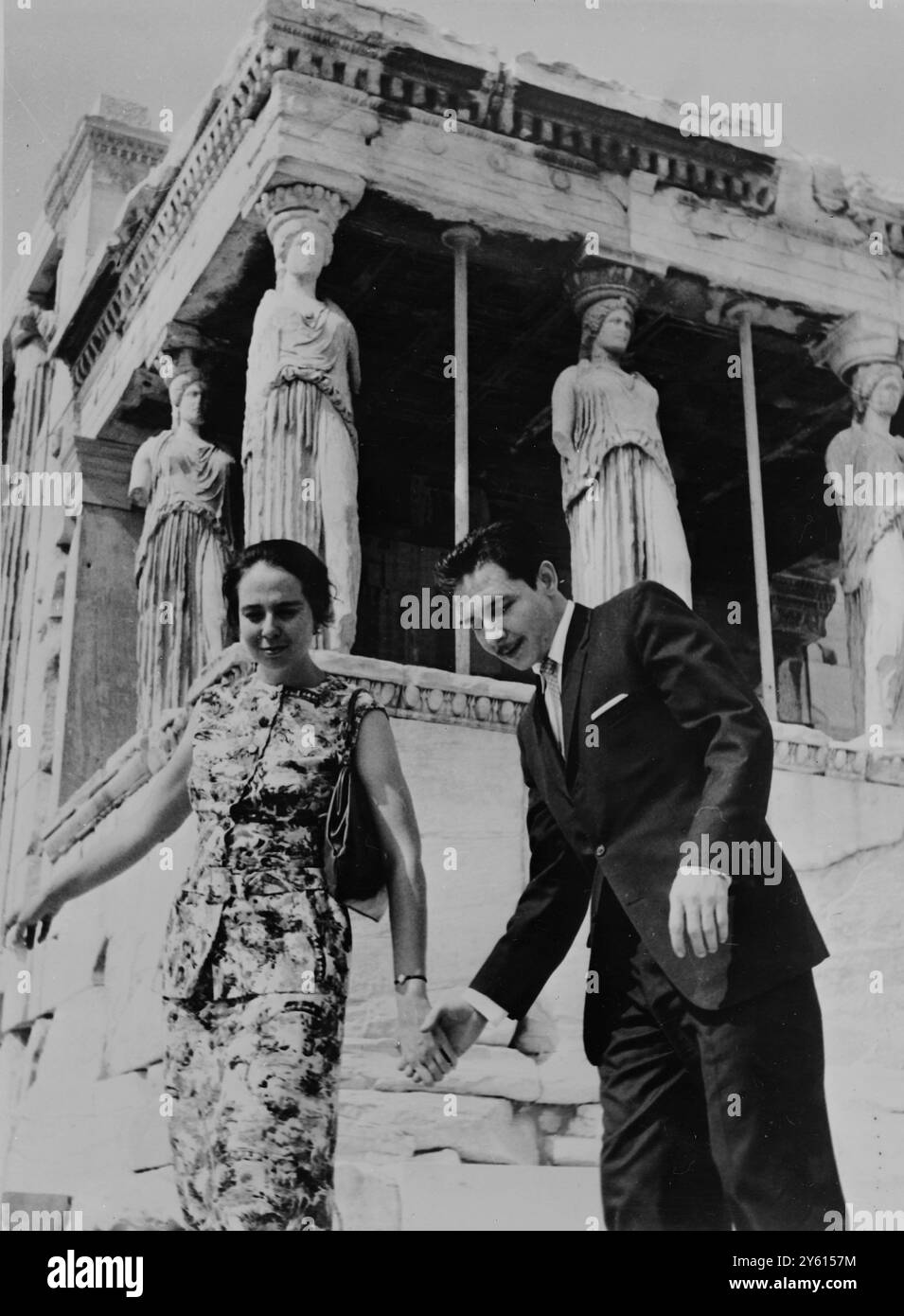 GOVERNMENT CUBAN DEFENCE MINISTER RAOUL CASTRO WITH WIFE IN ATHENS 31 ...