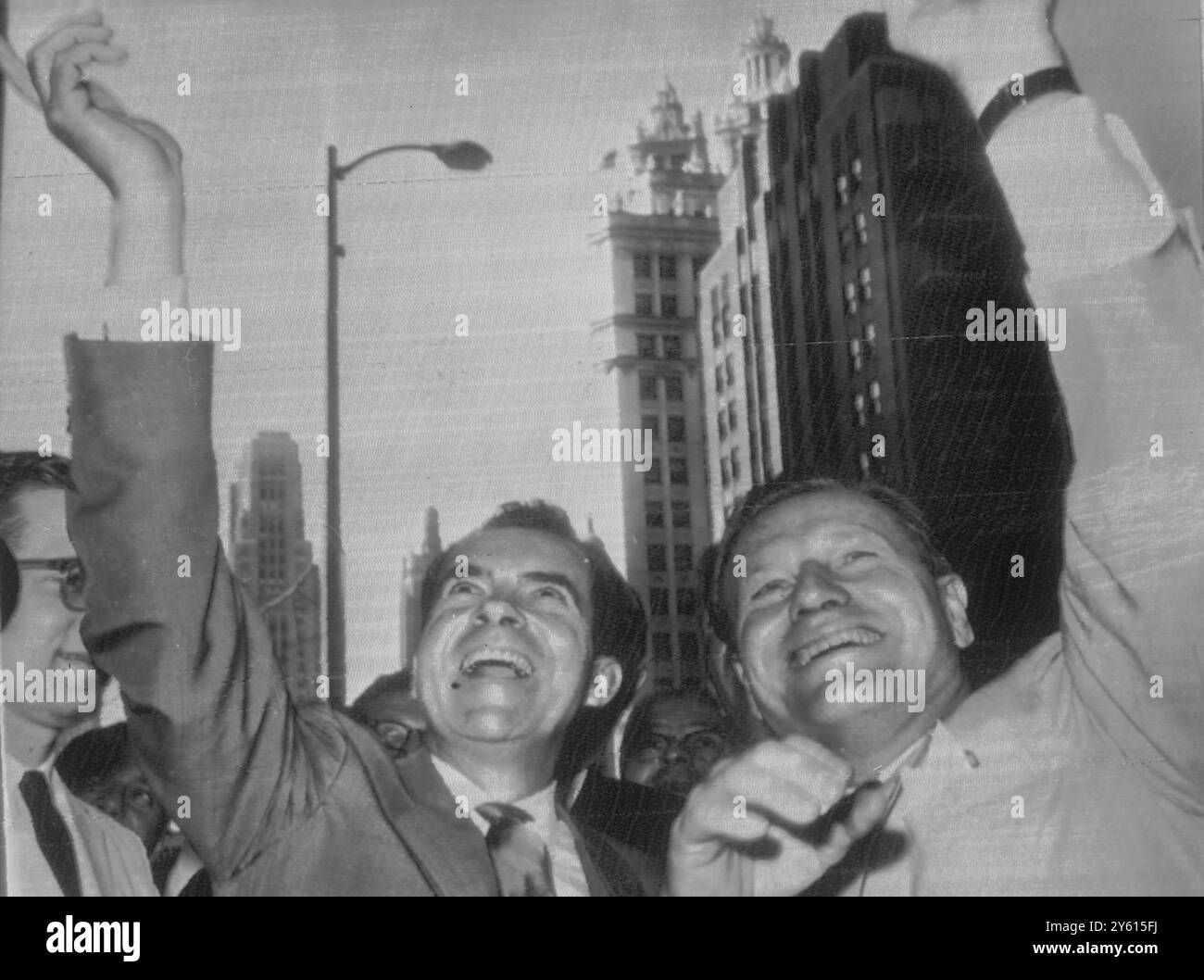 RICHARD NIXON ROCKEFELLER N WAVES / 27 JULY 1960 Stock Photo - Alamy