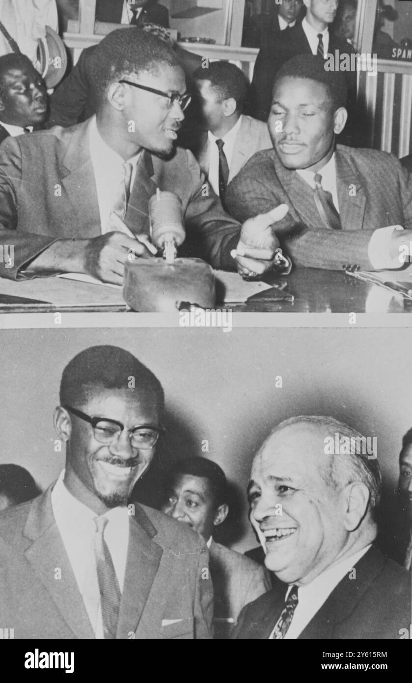 KANZA THOMAS PATRICE PATRICE LUMUMBARESS / 27 JULY 1960 Stock Photo - Alamy