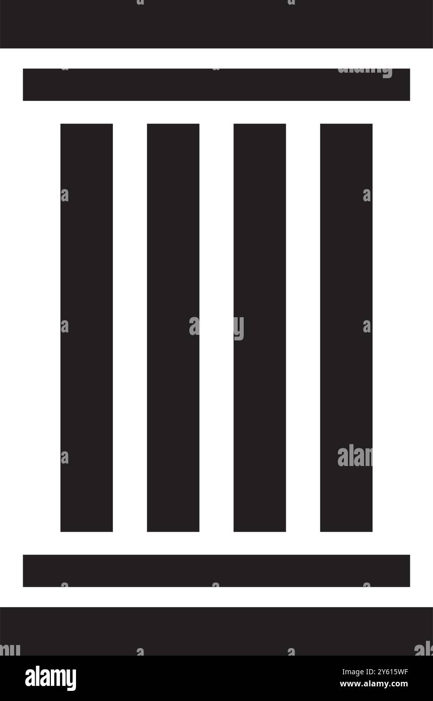 column logo vector illustration template design Stock Vector Image ...