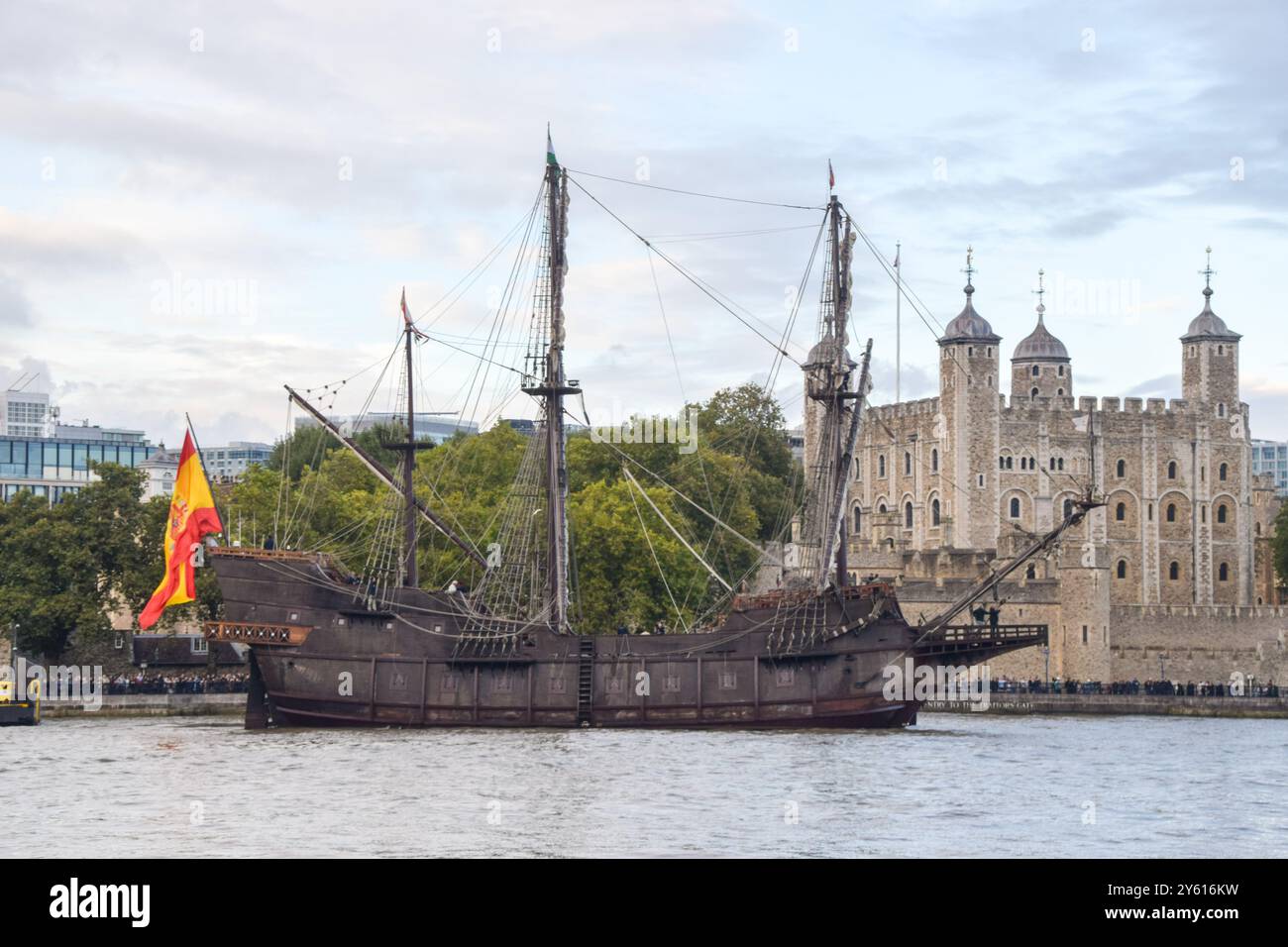 16th century galleon andalucia replica hi-res stock photography and ...