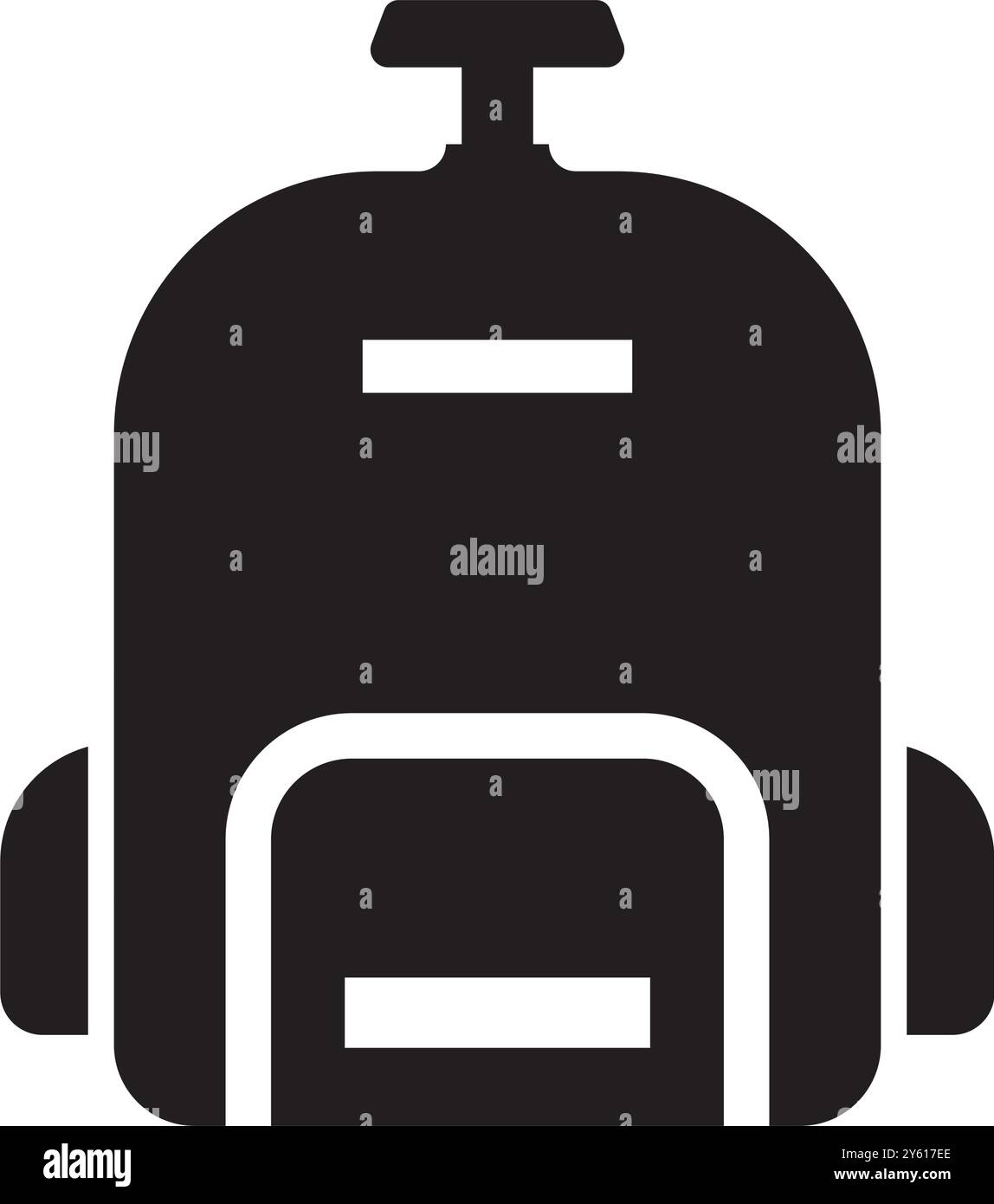 Backpack clipart Black and White Stock Photos & Images - Alamy