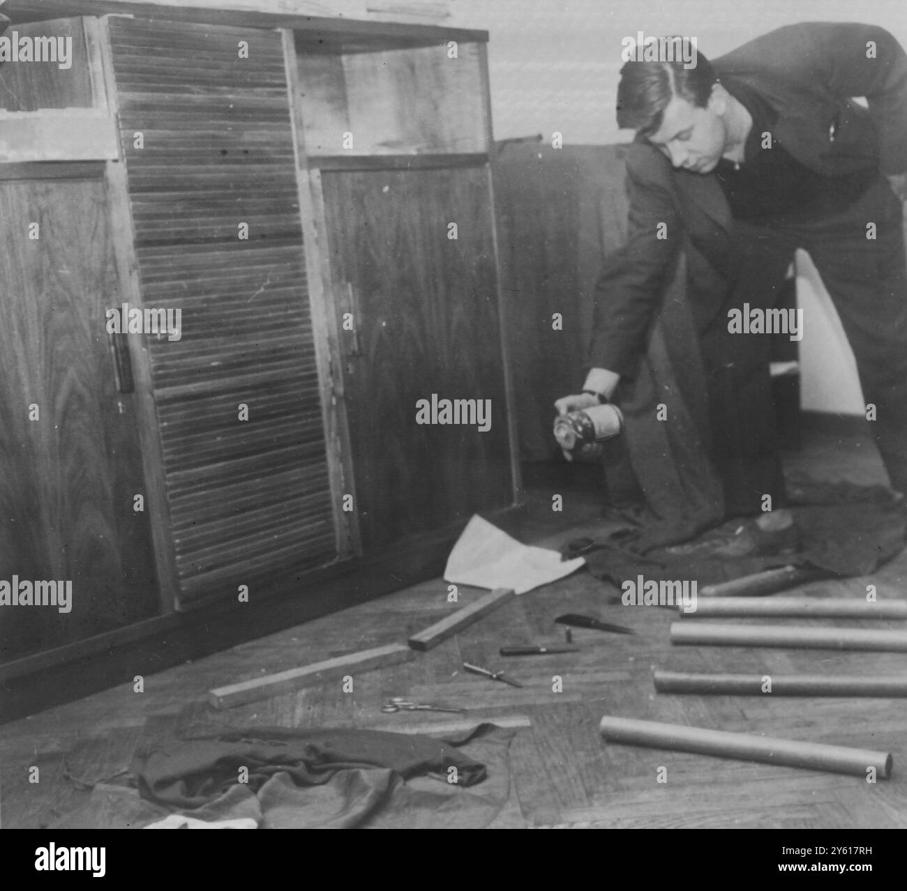 WEAPONS USED COMMUNIST INSPIRED STRIKE ROME 7 JULY 1960 Stock Photo - Alamy